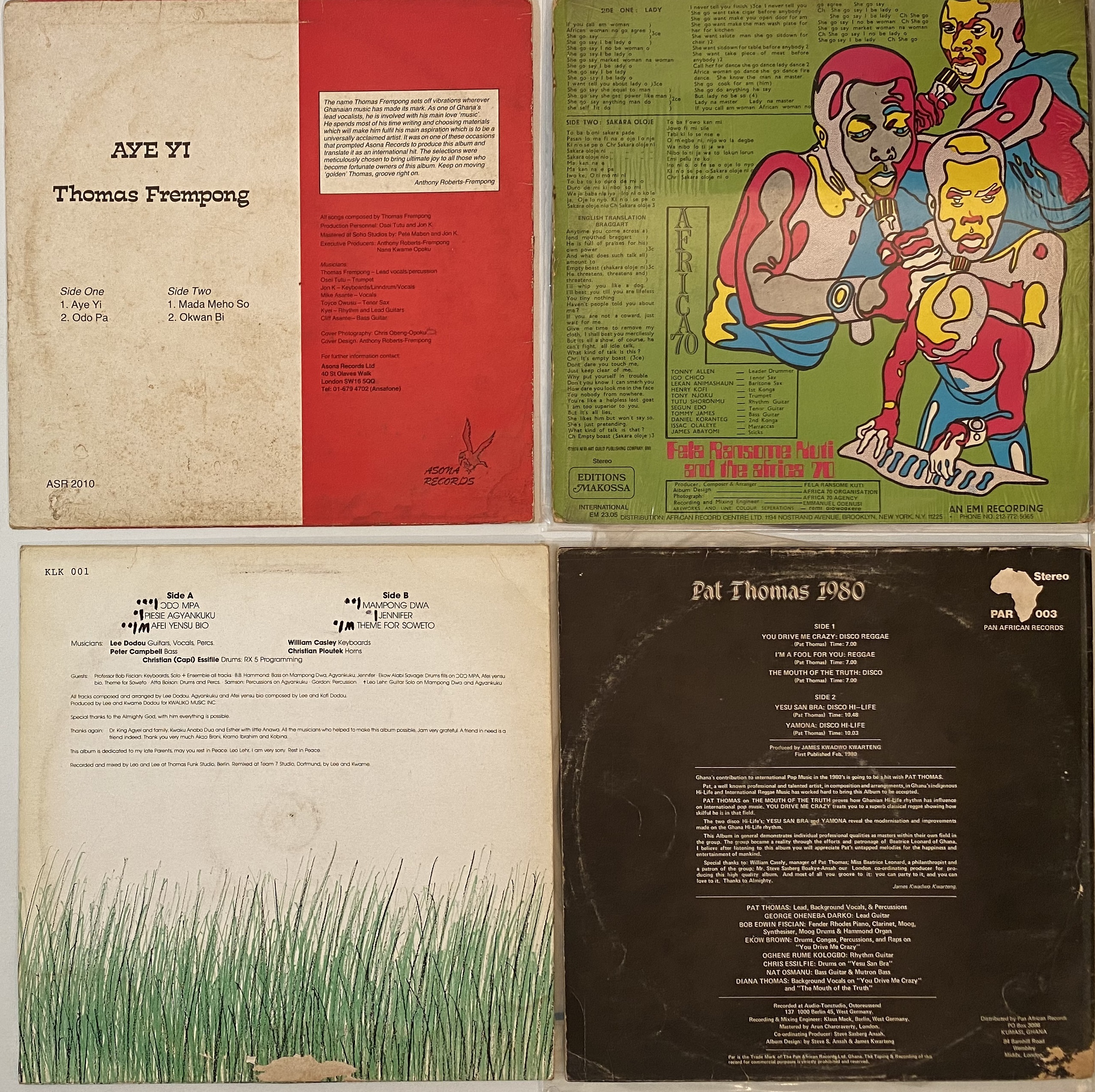 Lot 866 - GHANAIAN/NIGERIAN - AFROBEAT/HIGHLIFE LP