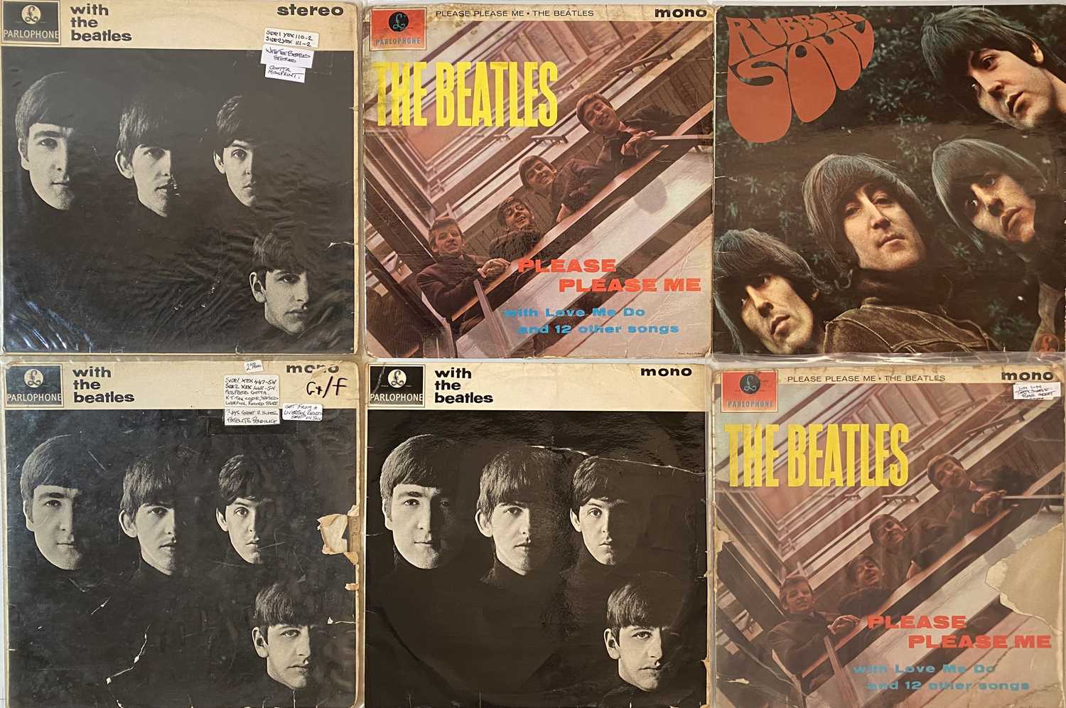 Lot 887 - THE BEATLES - STUDIO LPs (EARLY/ORIGINAL UK