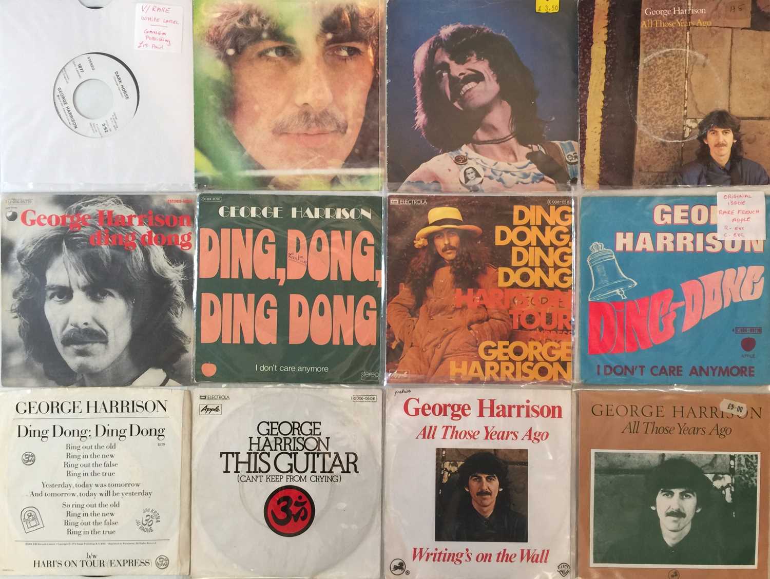 Lot 893 - GEORGE HARRISON - 7" COLLECTION