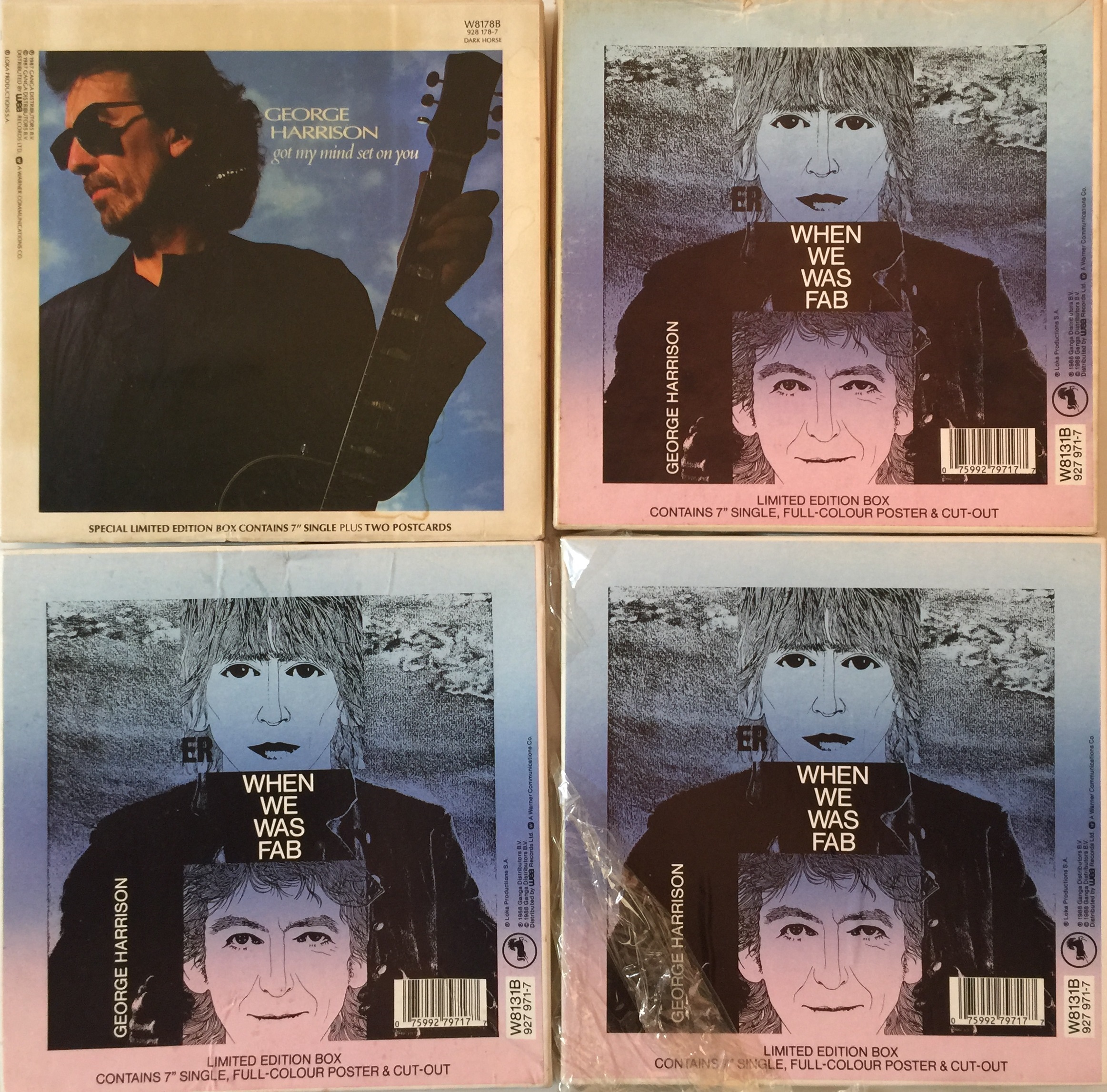 Lot 893 - GEORGE HARRISON - 7" COLLECTION