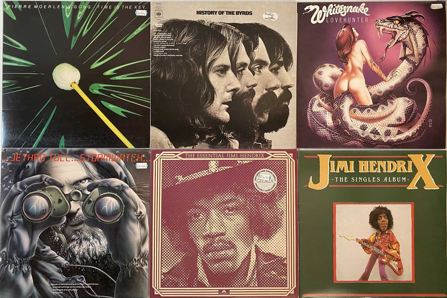 Lot 1040 Classic Rock Lp Collection