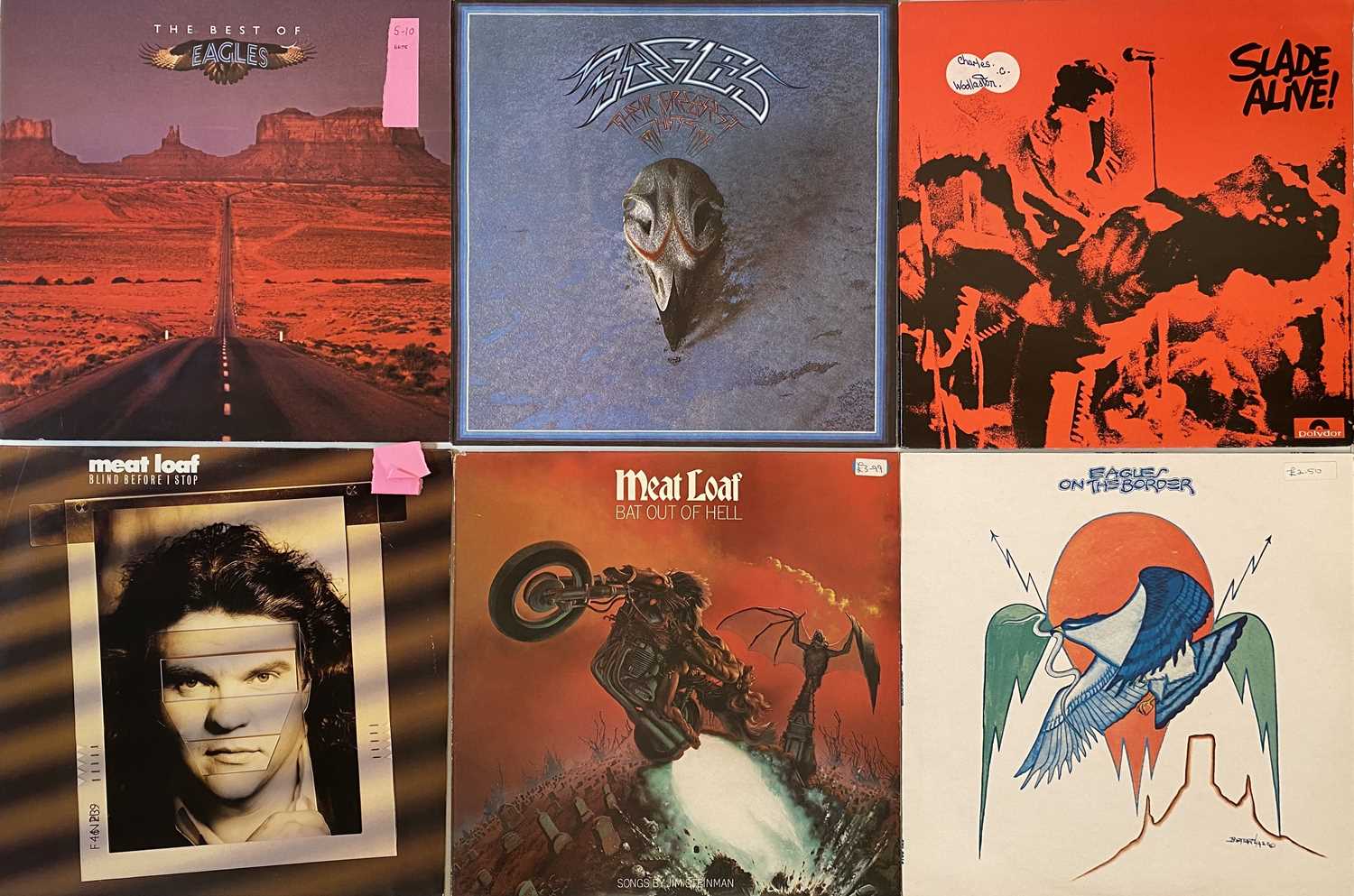 Lot 1040 Classic Rock Lp Collection