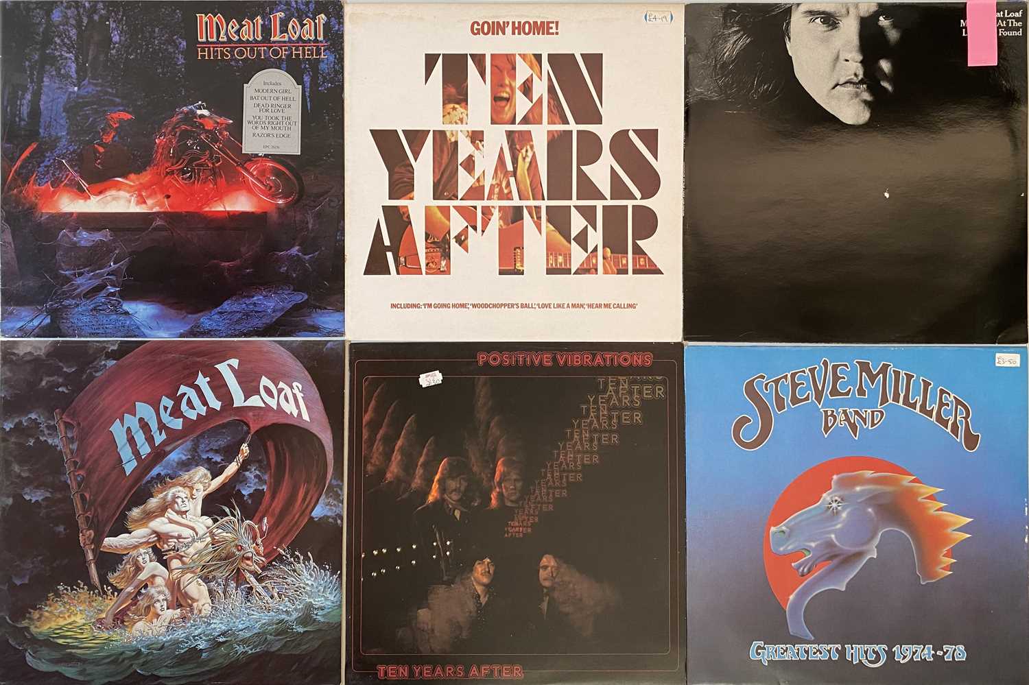 Lot 1040 Classic Rock Lp Collection