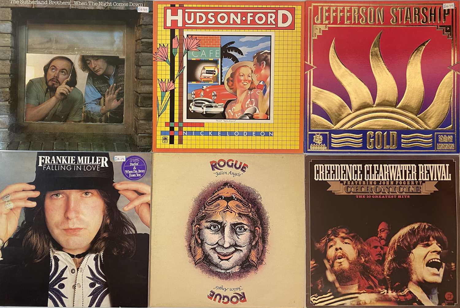 Lot 1040 Classic Rock Lp Collection