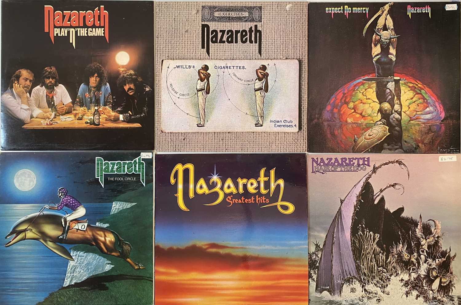 Lot 1045 - NAZARETH/ YES/ BJH - LPs
