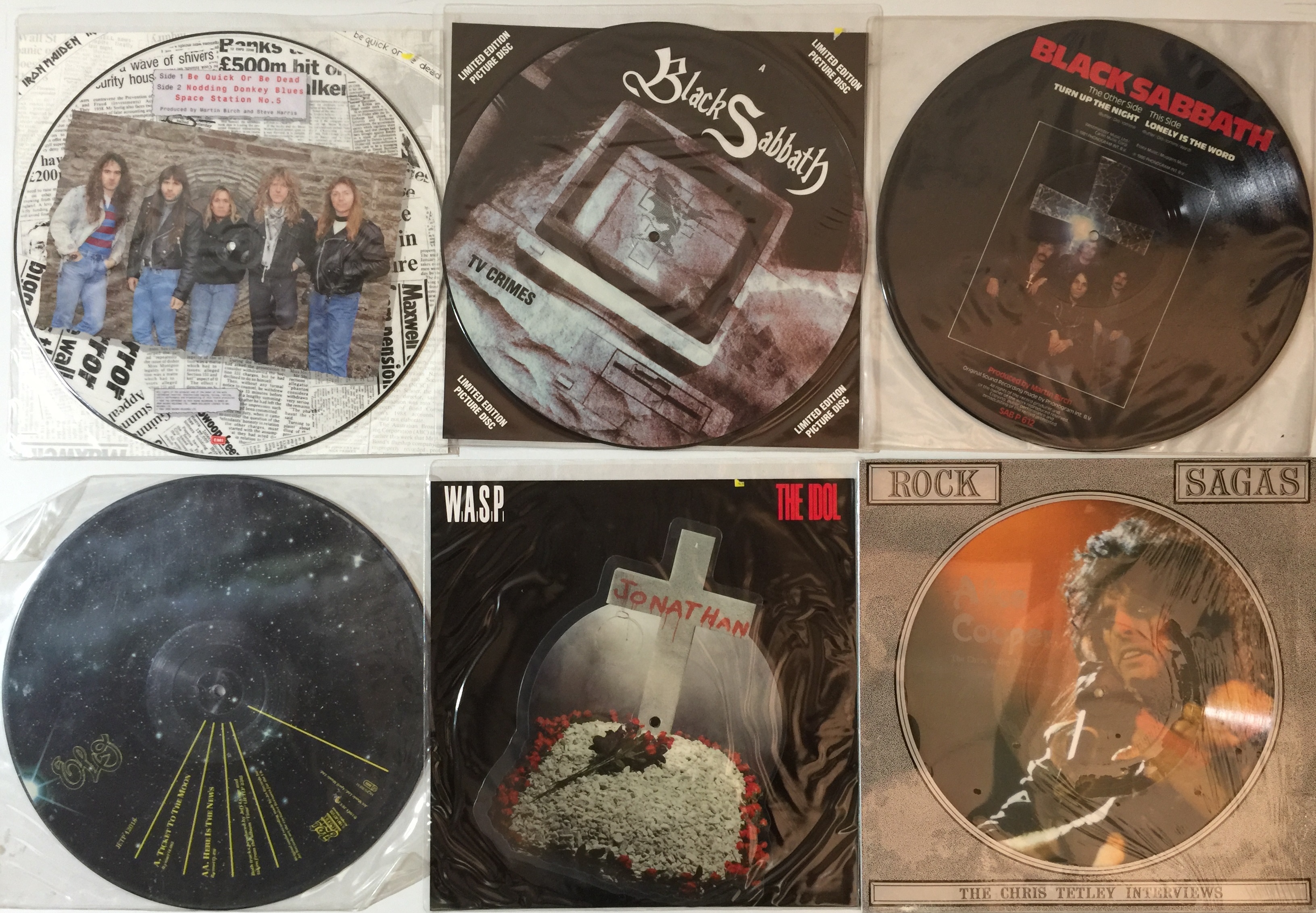 Lot 976 - METAL/ HARD ROCK PICTURE DISCS - 7"/ 10"/ 12"