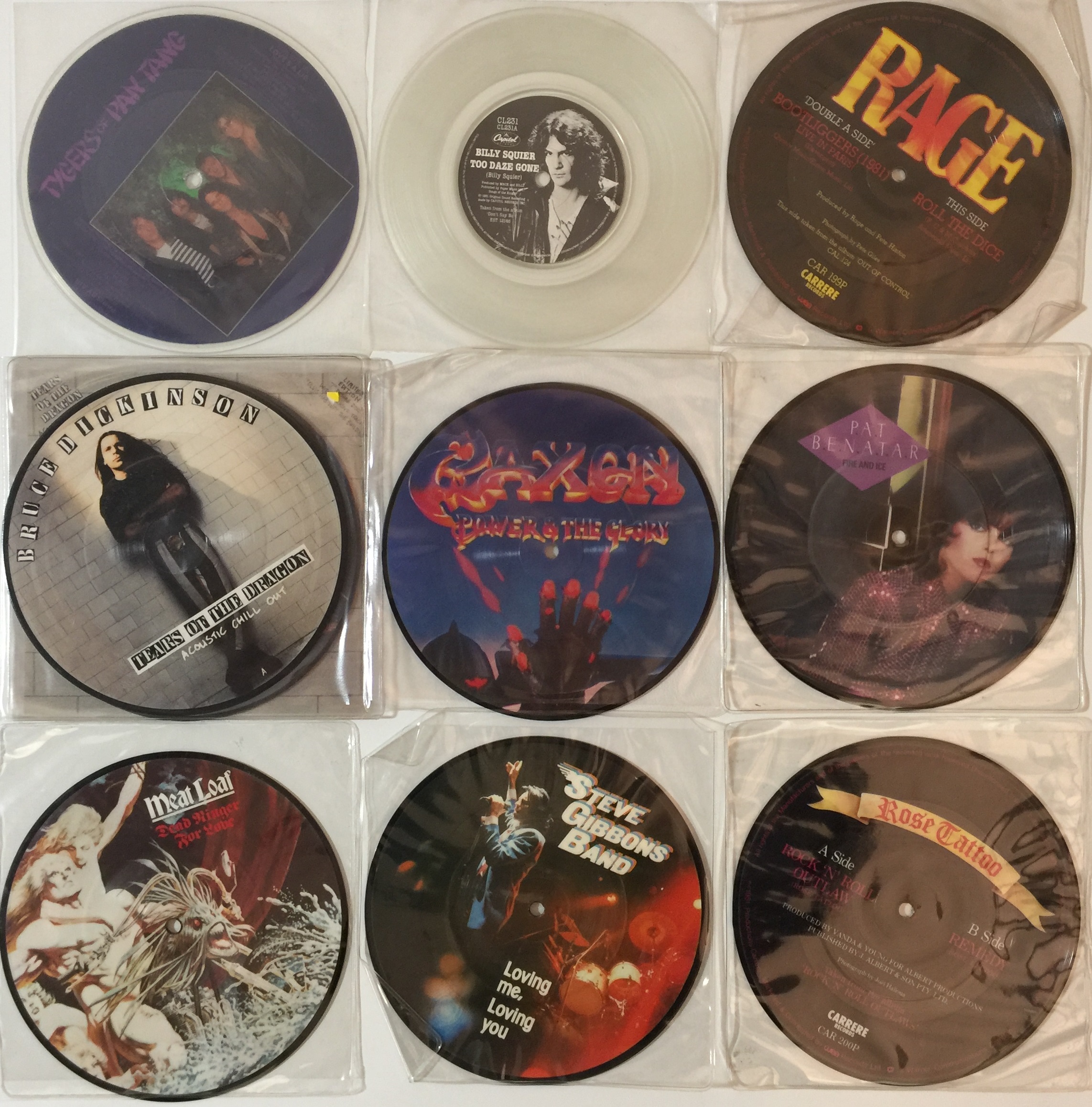Lot 976 - METAL/ HARD ROCK PICTURE DISCS - 7"/ 10"/ 12"