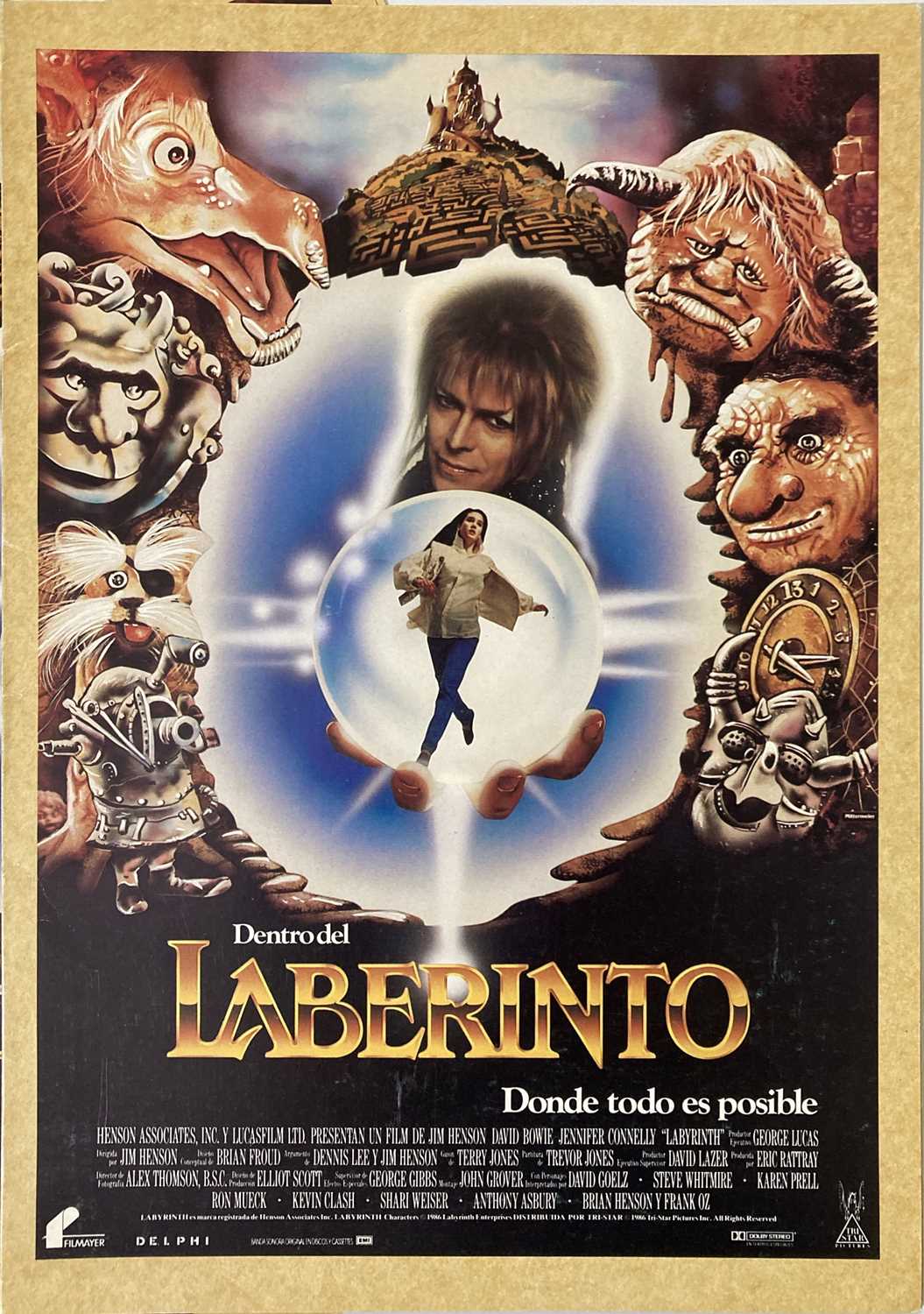 Lot 405 - DAVID BOWIE - FILM PROMOTIONAL MATERIALS.