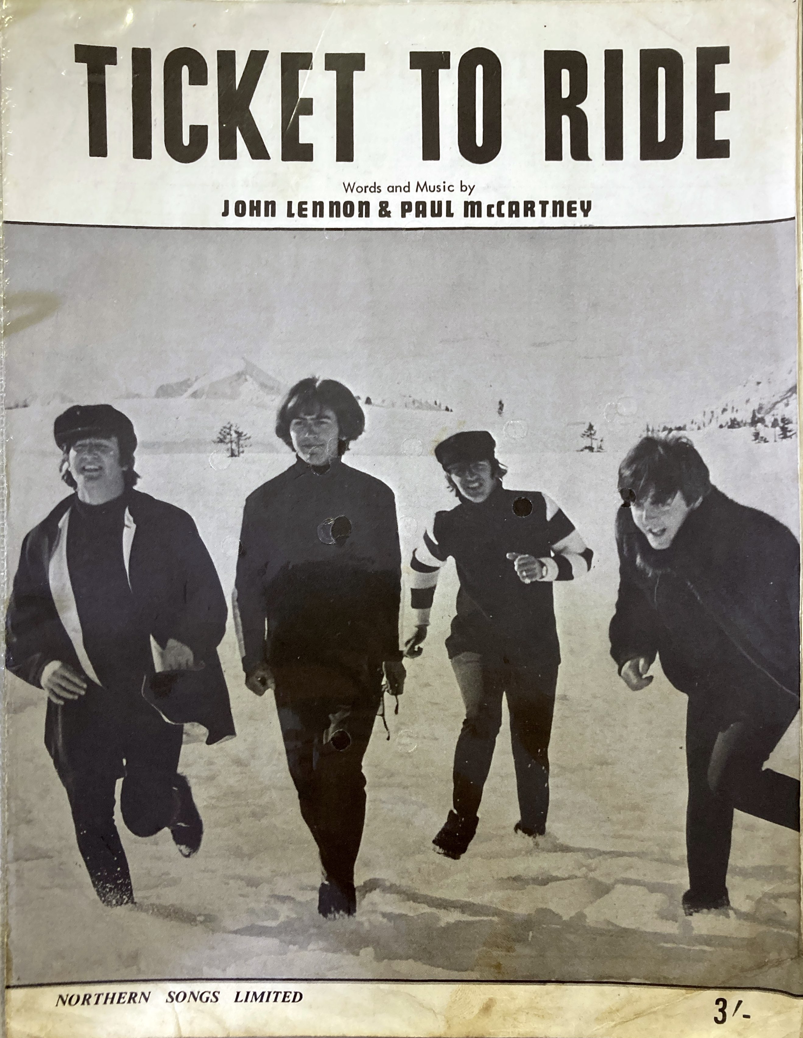 Lot 100 - BEATLES AND RELATED SHEET MUSIC - SOME 1960S