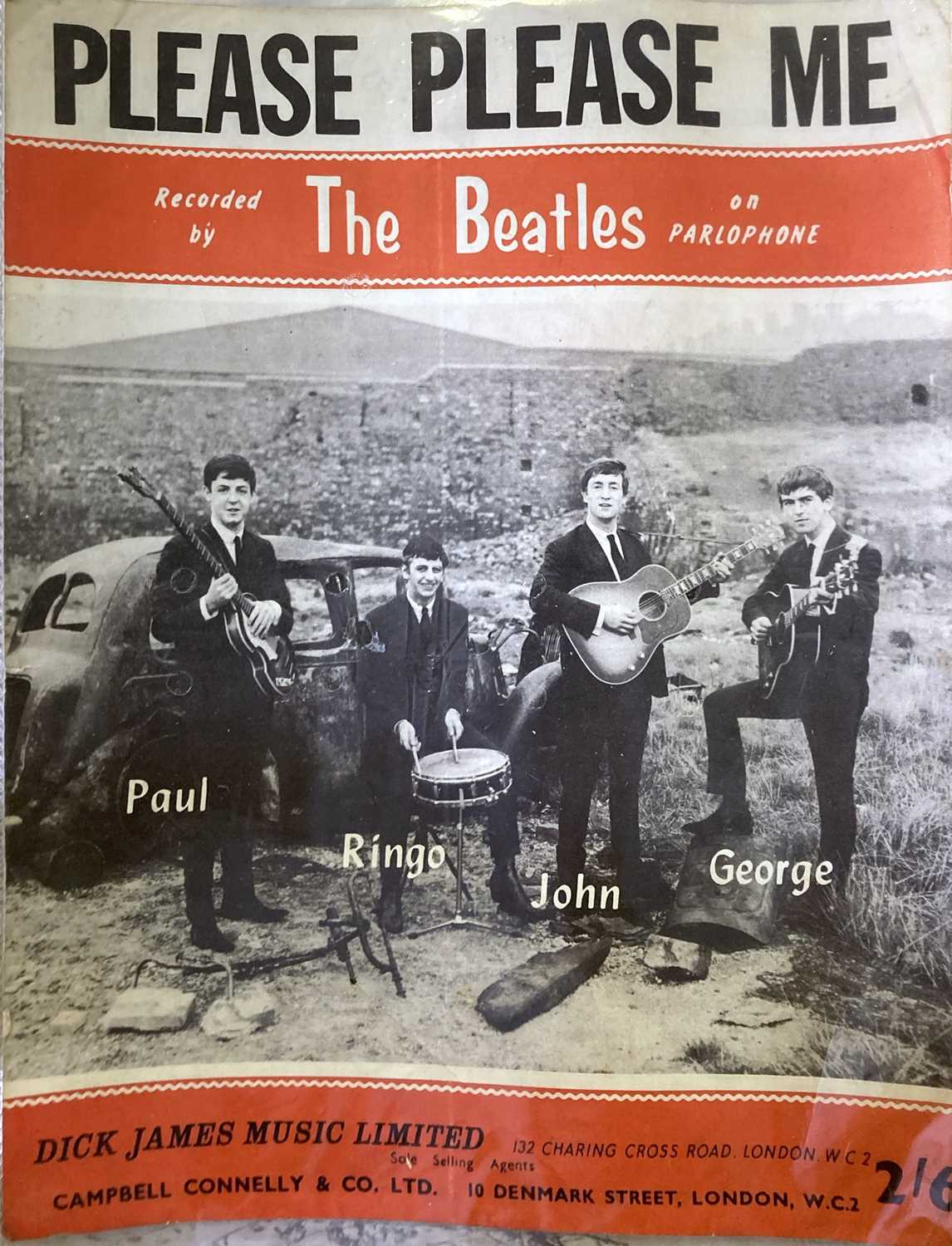 Lot 100 - BEATLES AND RELATED SHEET MUSIC - SOME 1960S