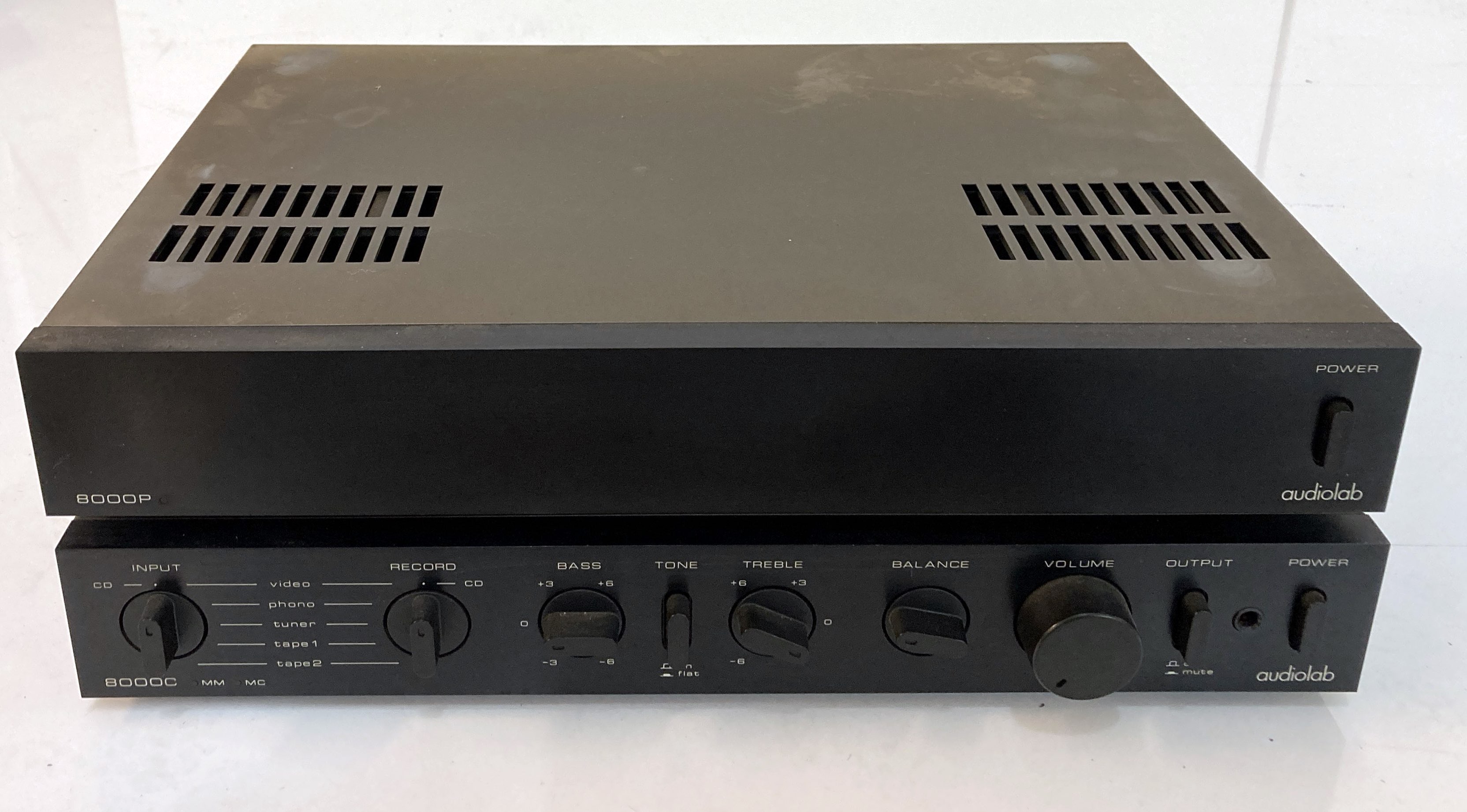 Lot 14 - AUDIOLAB POWER AMPLIFIER & PRE-AMP