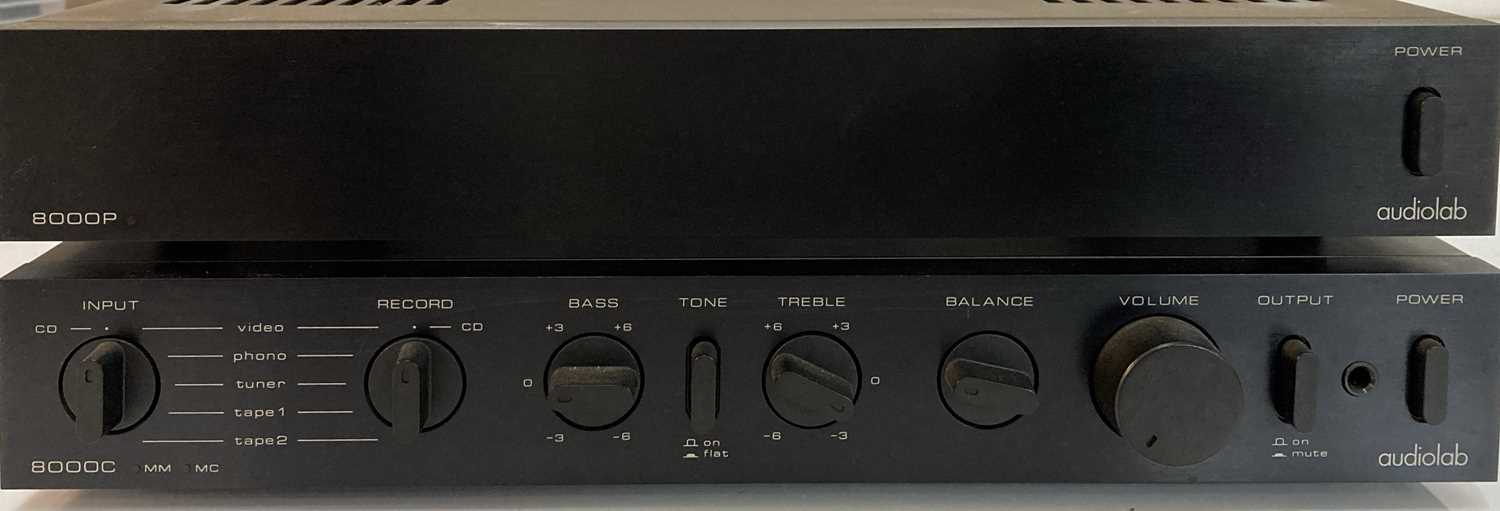 Lot 14 - AUDIOLAB POWER AMPLIFIER & PRE-AMP