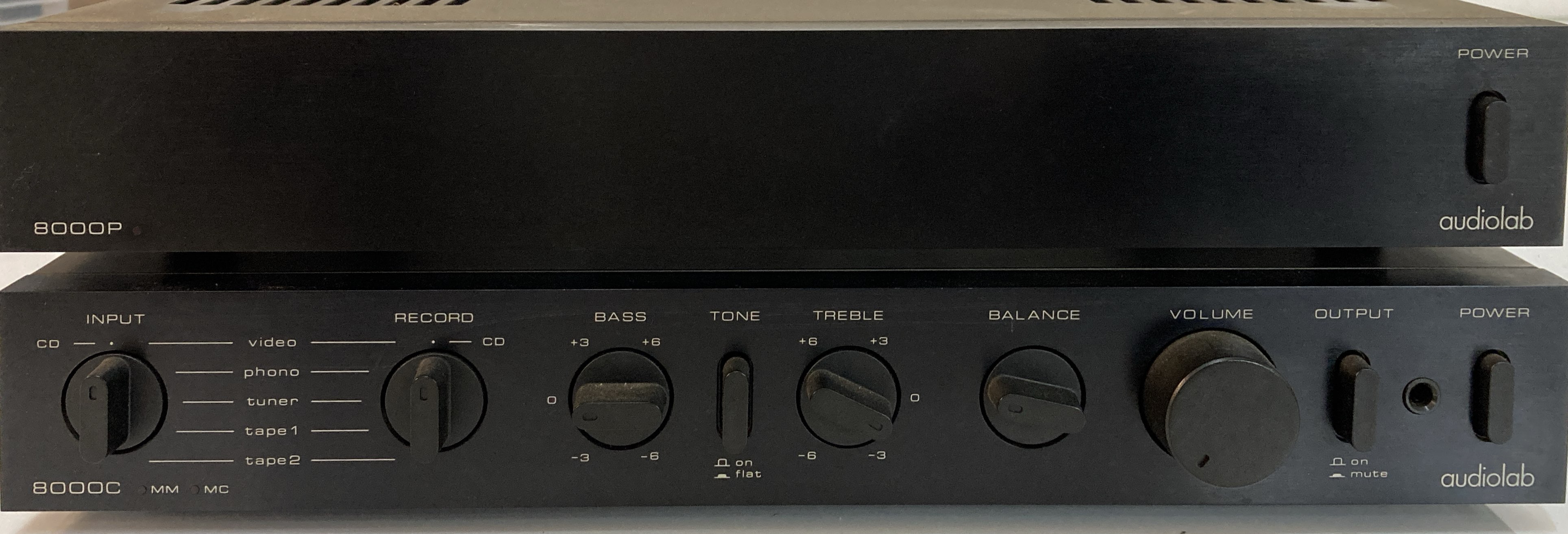 Lot 14 - AUDIOLAB POWER AMPLIFIER & PRE-AMP