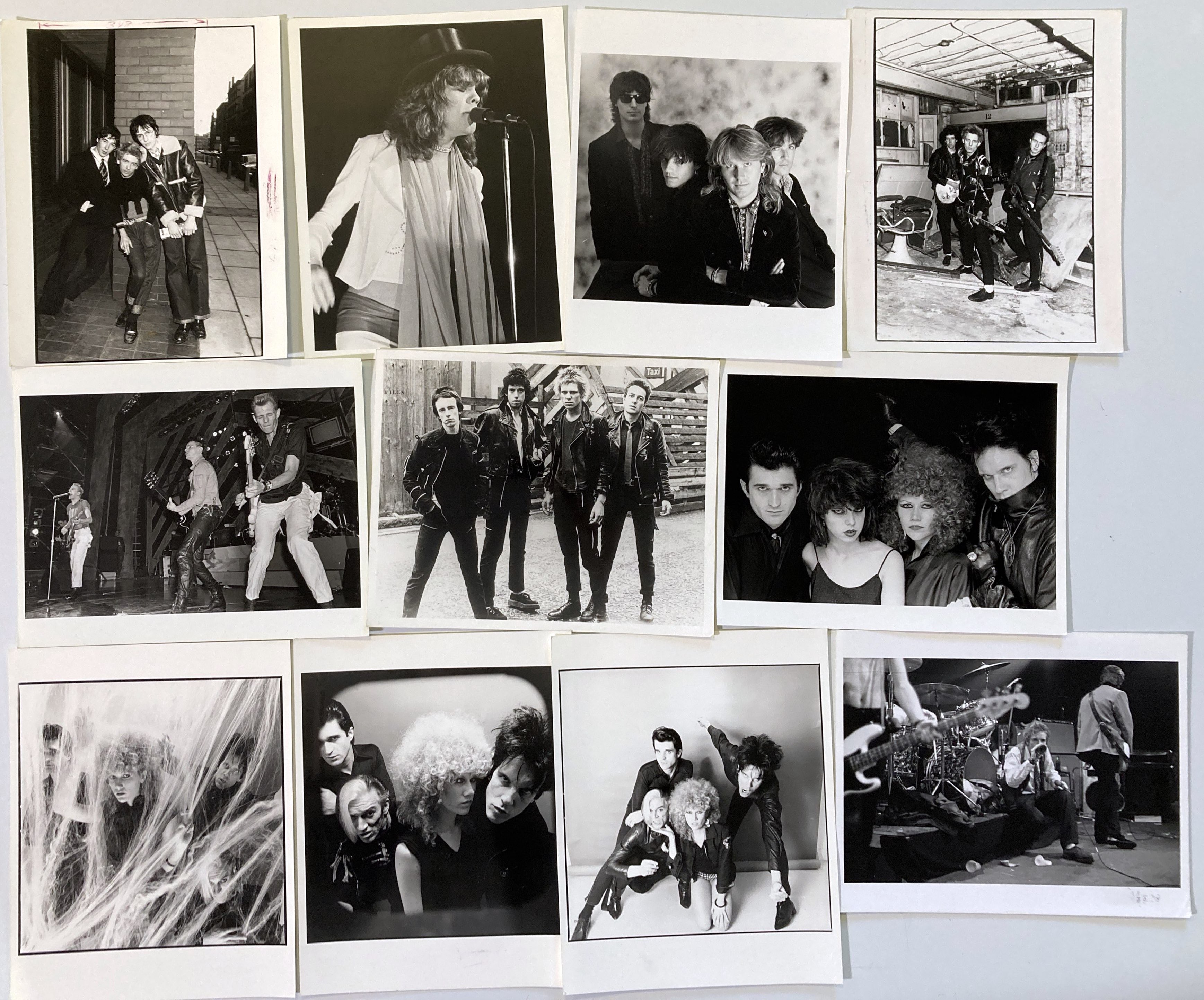 Lot 203 Press Photographs Clash Sex Pistols