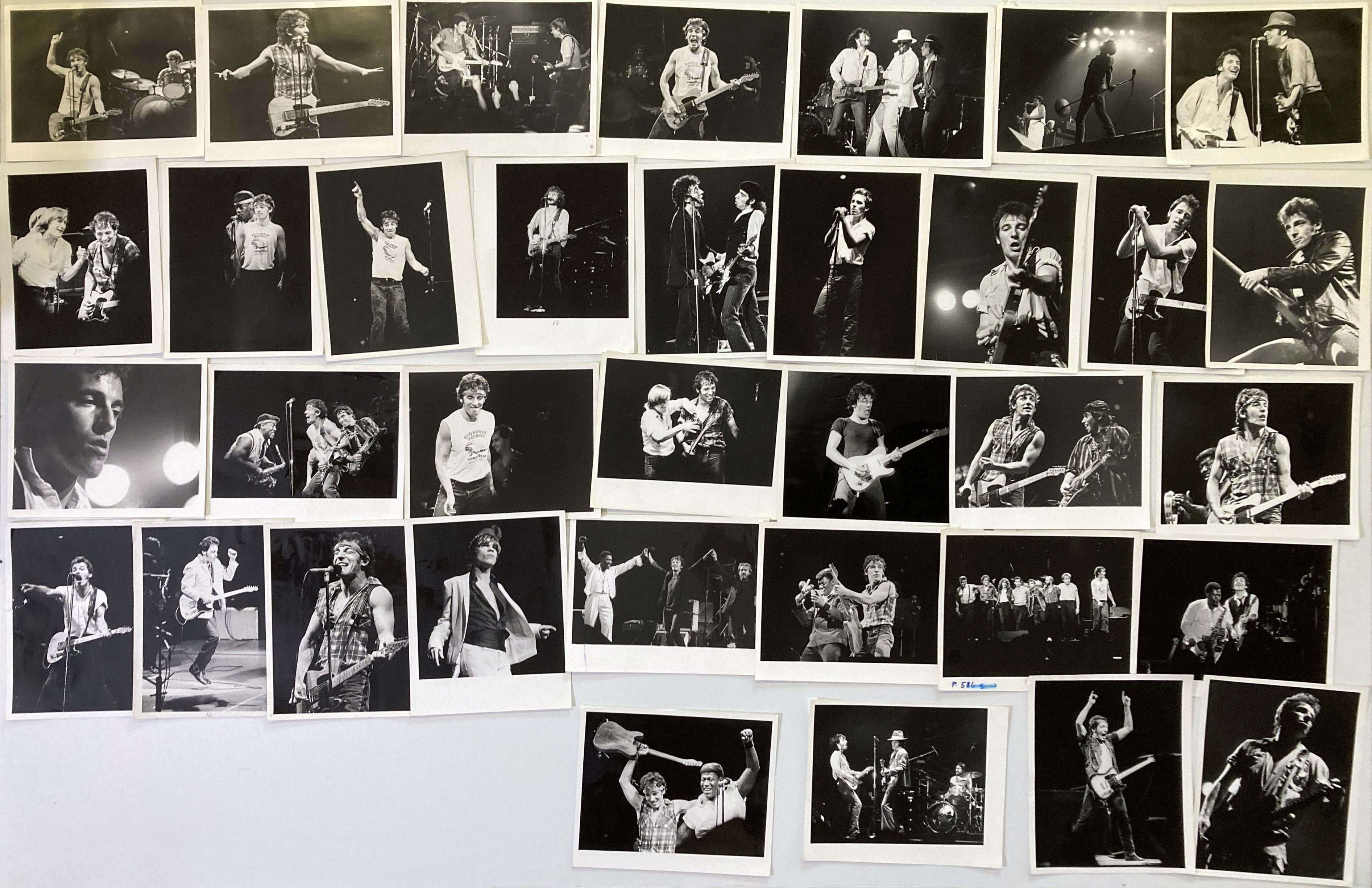 Lot 204 - PRESS PHOTOGRAPHS - BRUCE SPRINGSTEEN.