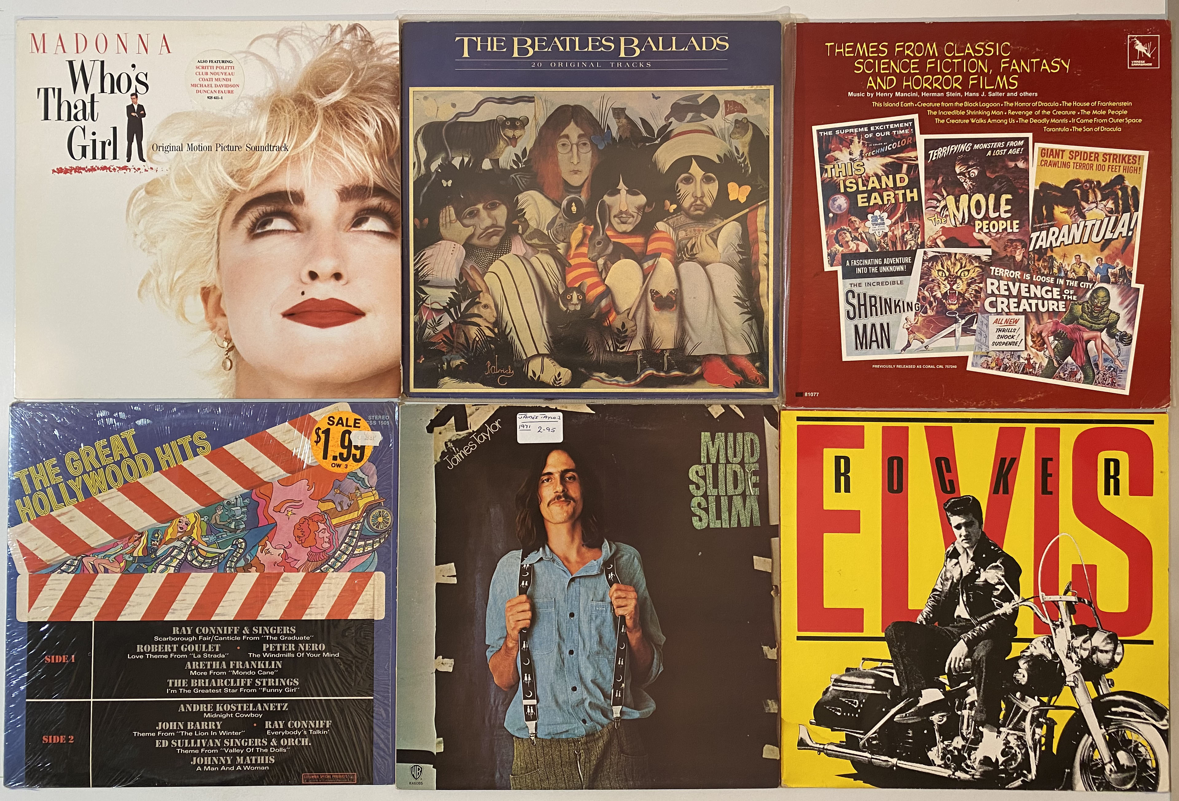 Lot 981 - ROCK/R&R/POP - LPs PLUS 7"