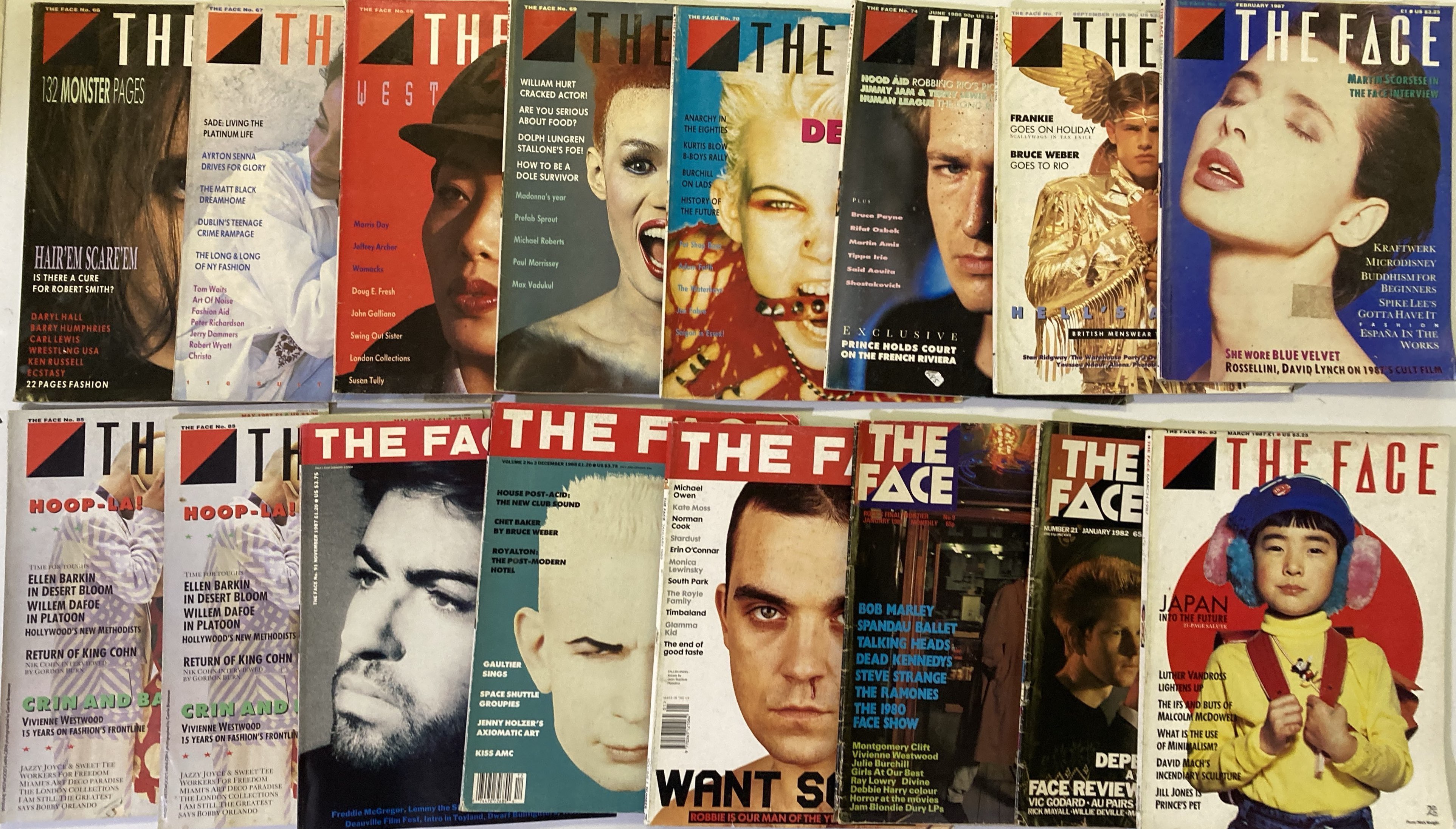 Lot 126 - THE FACE MAGAZINE ARCHIVE.