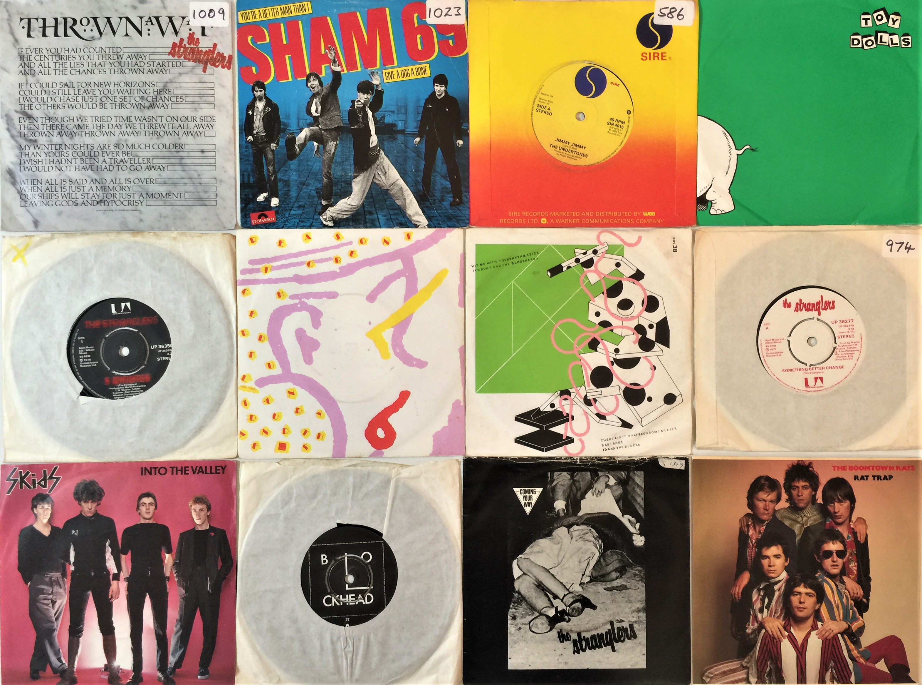 Lot 1092 - PUNK/ WAVE/ ALT/ ROCK - 7" COLLECTION