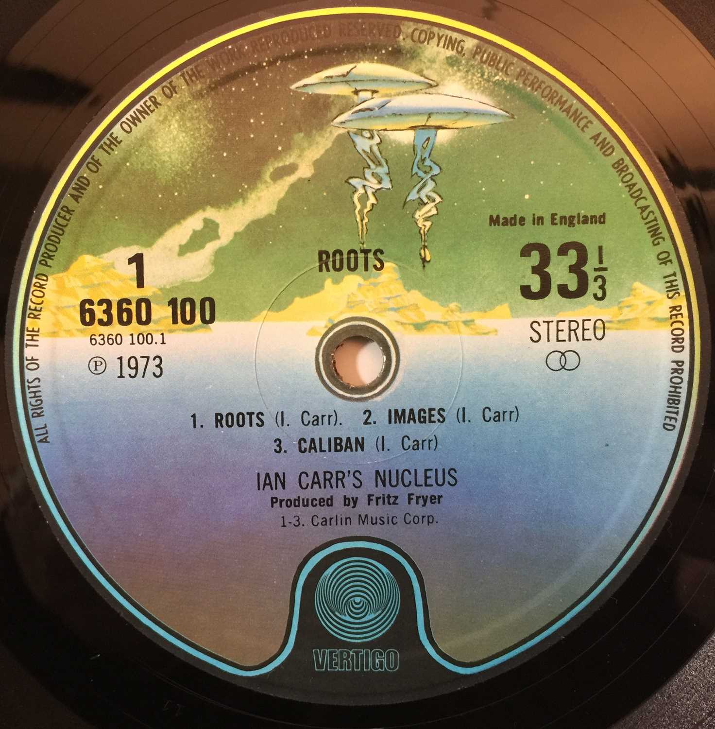Lot 47 - IAN CARR'S NUCLEUS - ROOTS LP (ORIGINAL UK