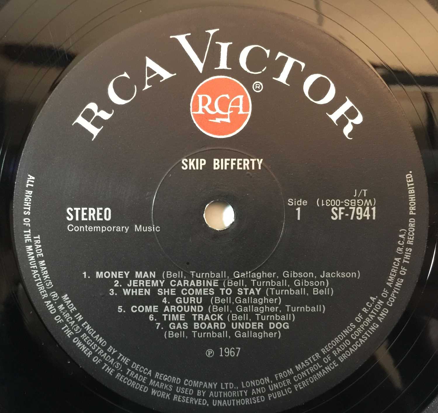 Lot 86 - SKIP BIFFERTY - SKIP BIFFERTY LP (ORIGINAL UK