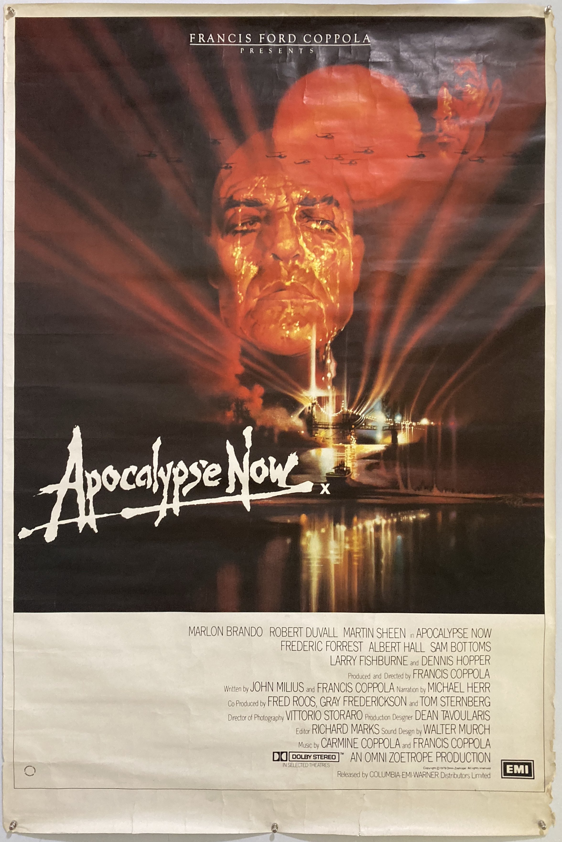 Lot 253 - APOCALYPSE NOW BILLBOARD POSTER.