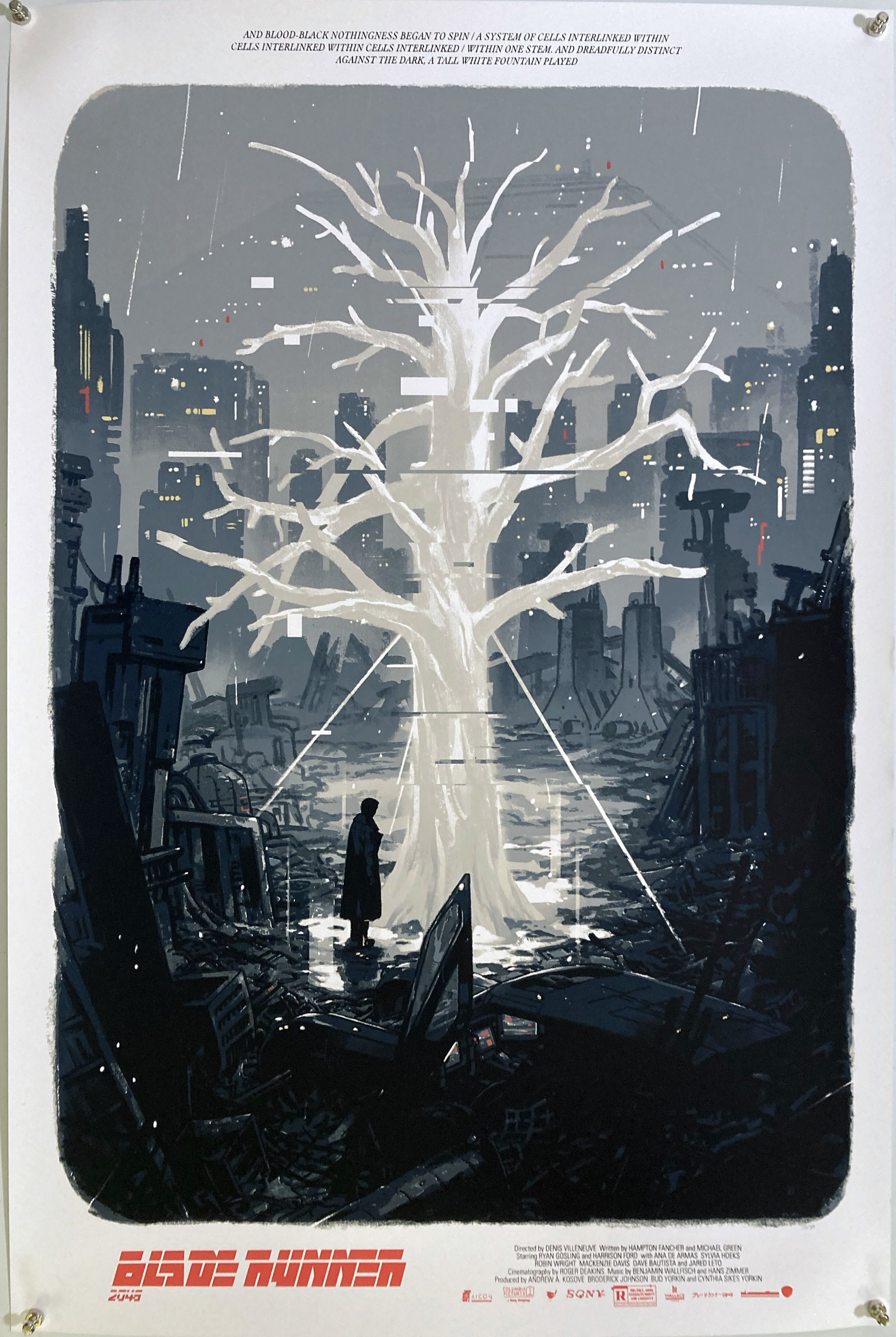 Lot 289 - "SAM BOSMA" BLADE RUNNER 2049 LIMITED