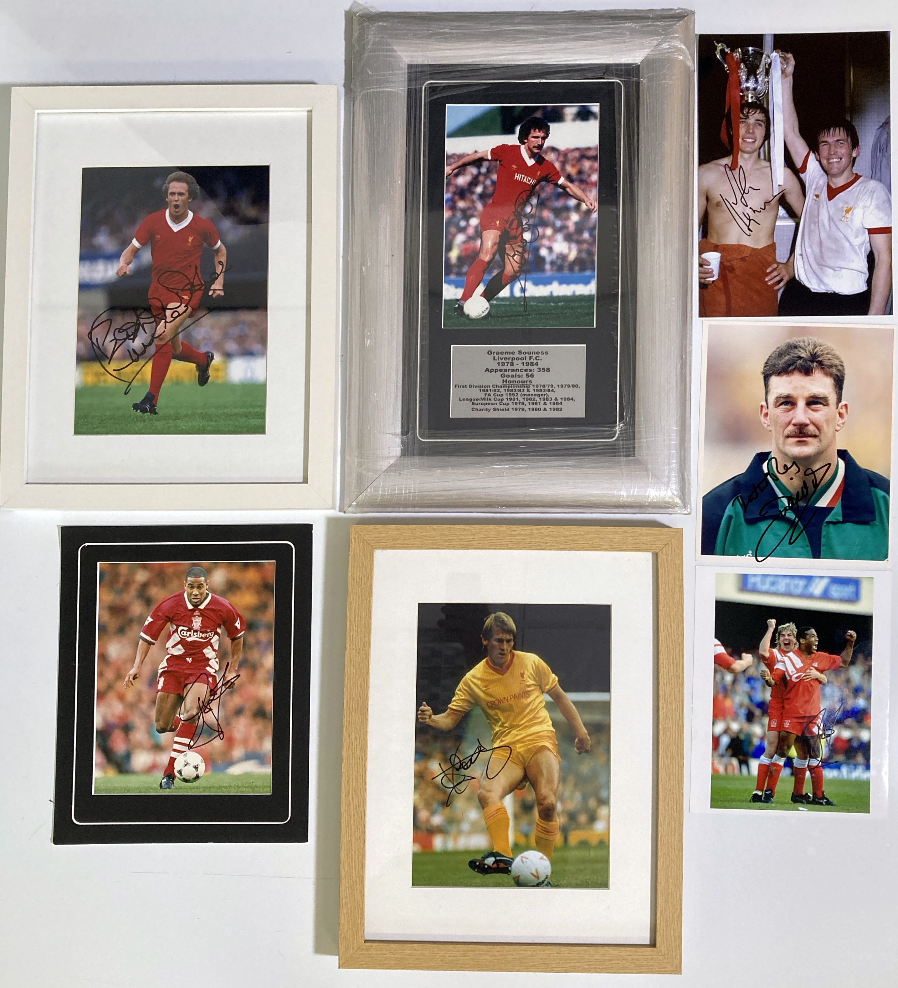 Lot 150 - LIVERPOOL FC - SIGNED PICTURES.