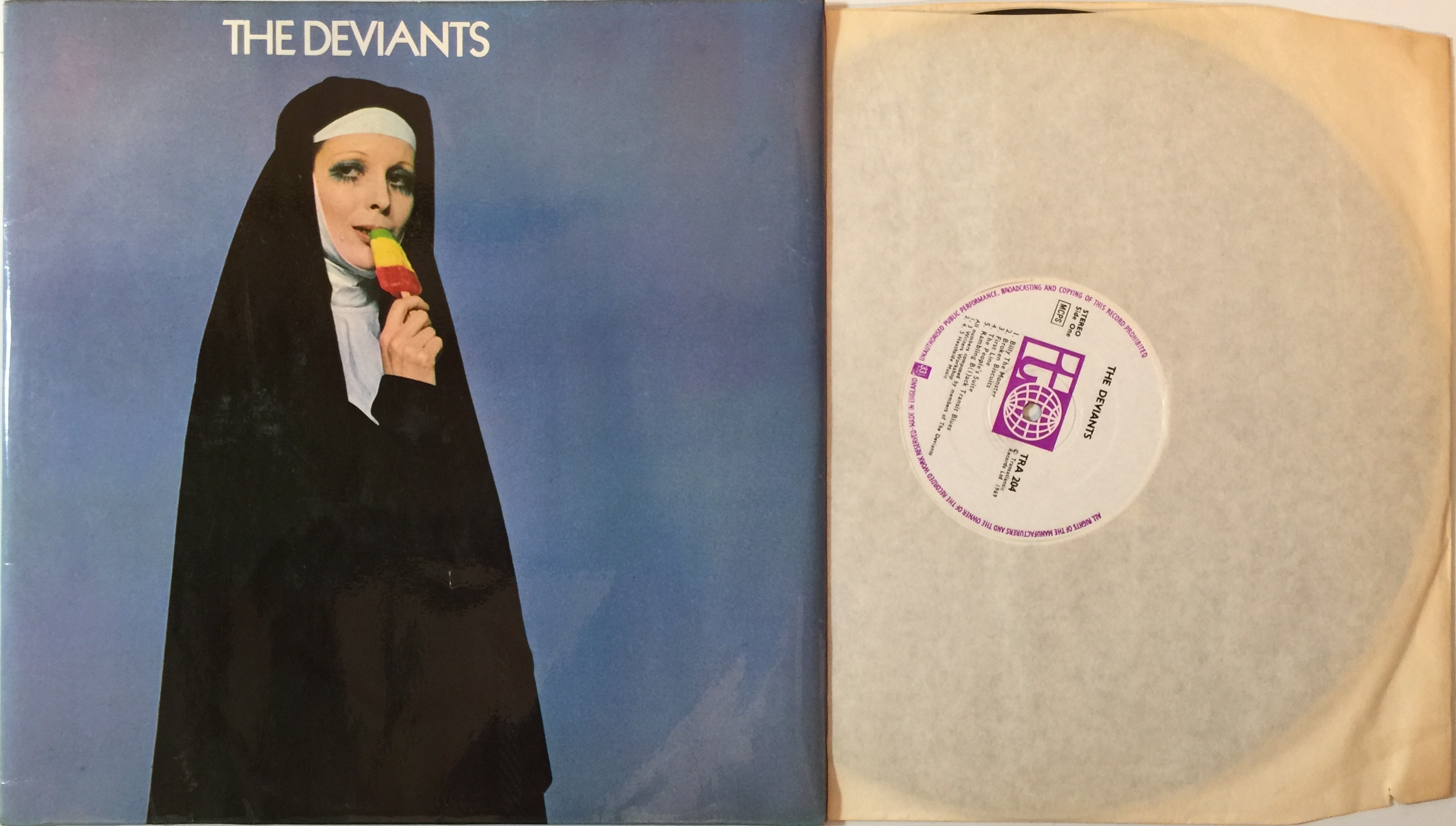 Lot 14 - THE DEVIANTS - THE DEVIANTS LP (ORIGINAL UK