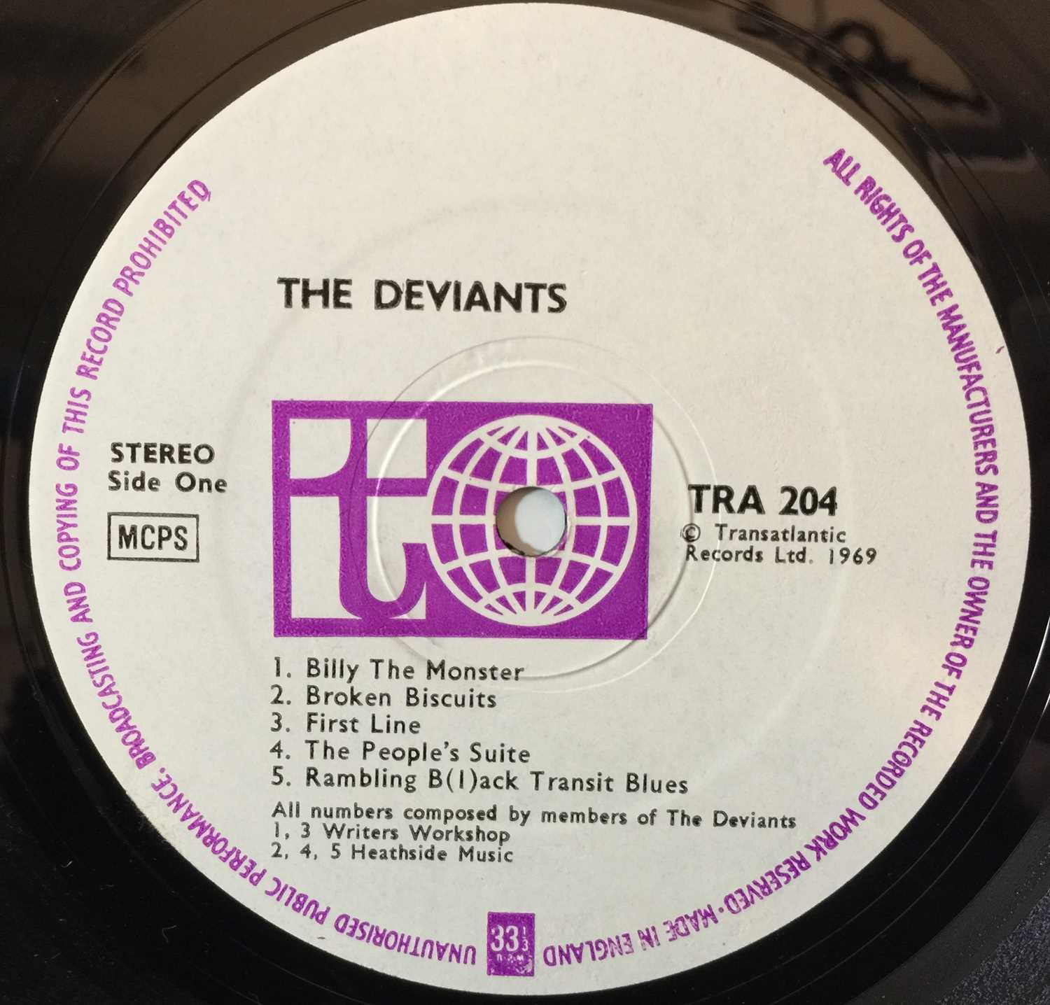 Lot 14 - THE DEVIANTS - THE DEVIANTS LP (ORIGINAL UK