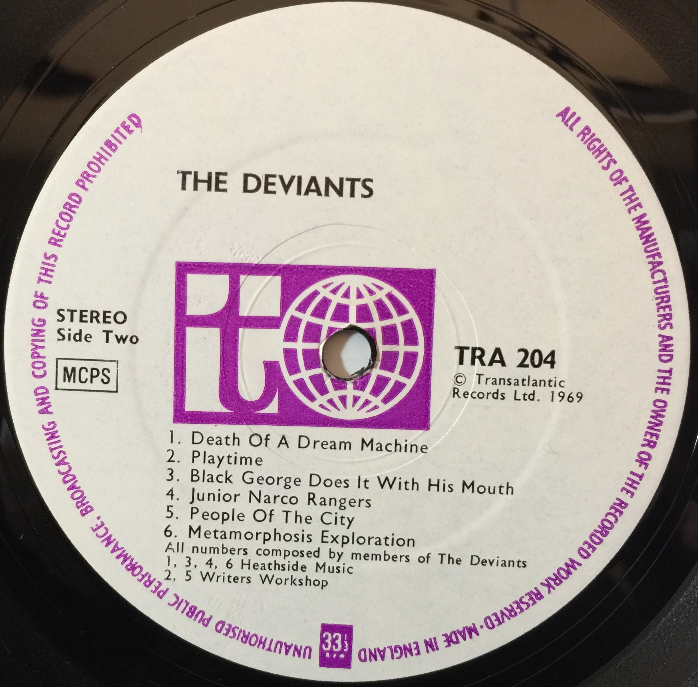 Lot 14 - THE DEVIANTS - THE DEVIANTS LP (ORIGINAL UK
