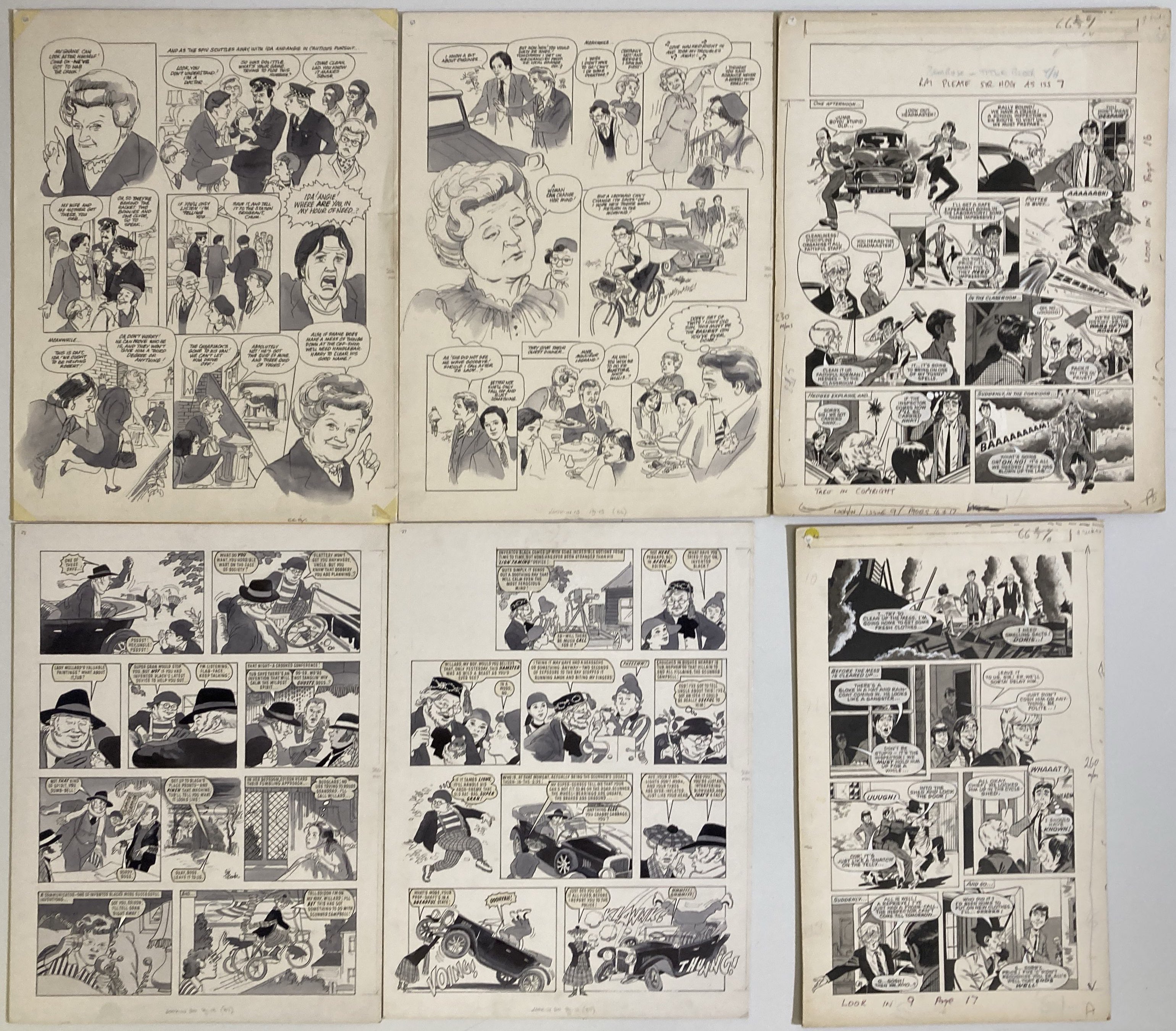 Lot 103 COMIC BOOK STORYBOARDS LOOK IN lot-103-comic-book-storyboards-look-in