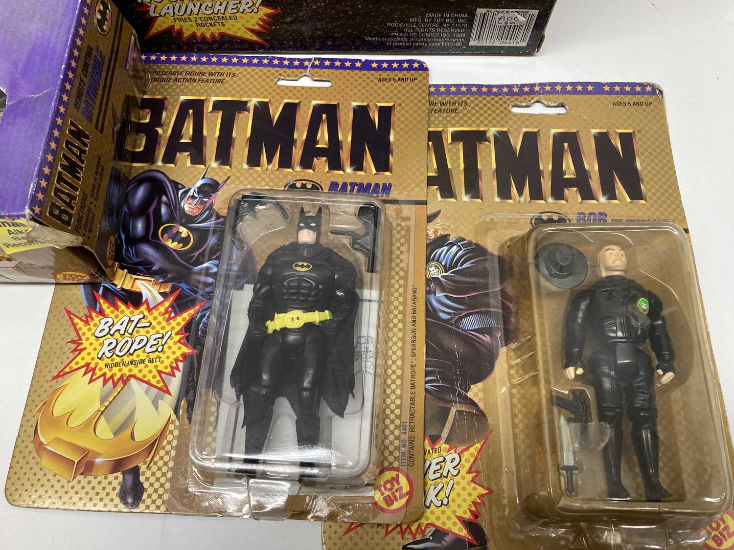 Lot 65 - BATMAN TOY BIZ TOYS.