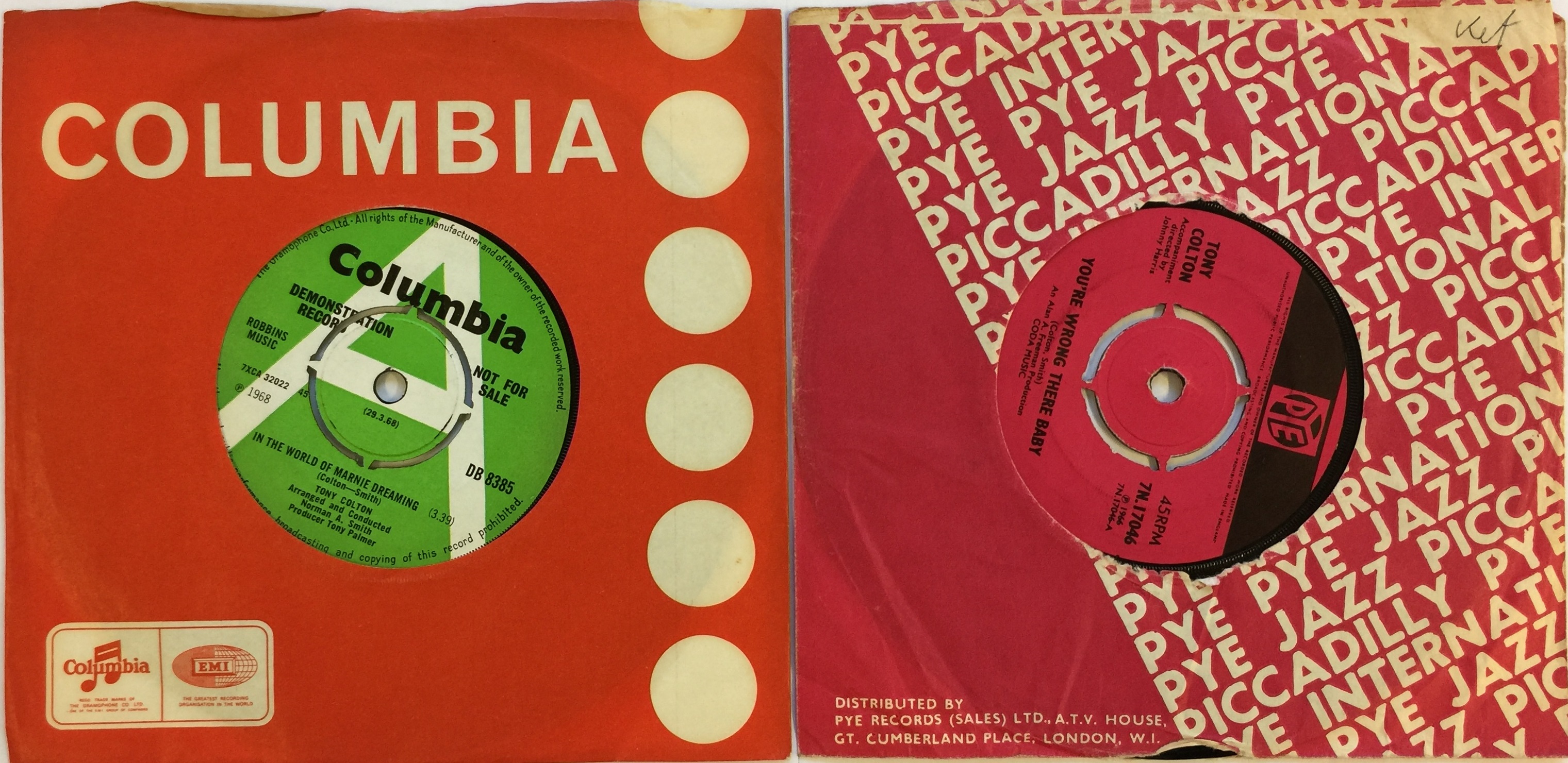 Lot 36 - TONY COLTON - ORIGINAL UK 7"