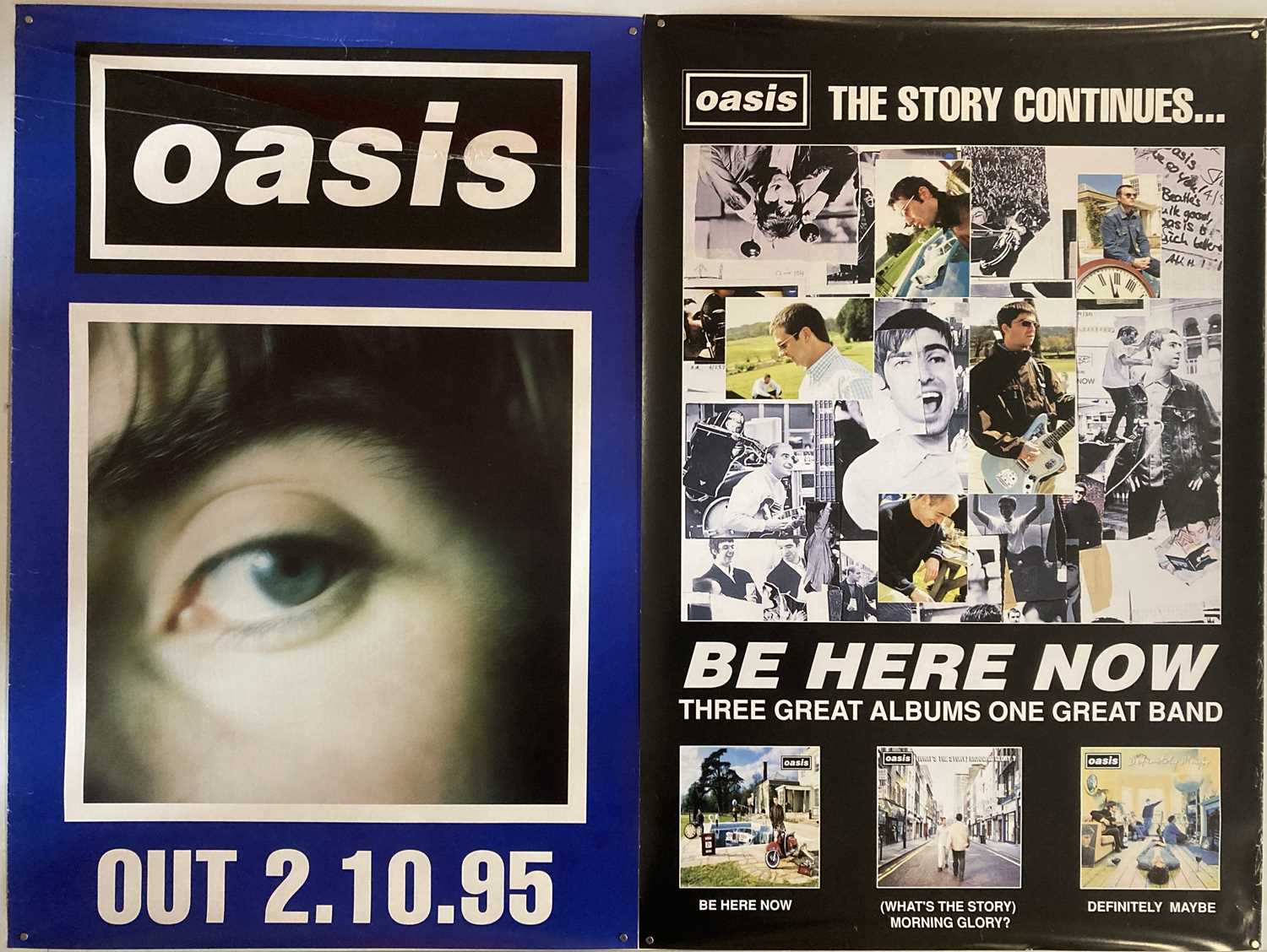 Lot 419 - OASIS PROMO POSTERS