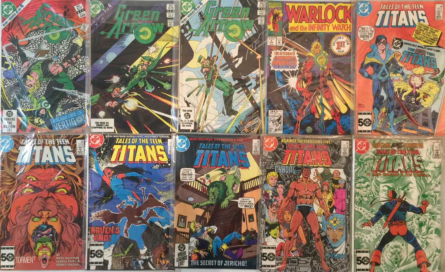Lot 112 - DC COMICS (TEEN TITANS, TEAM TITANS, WARLOCK,