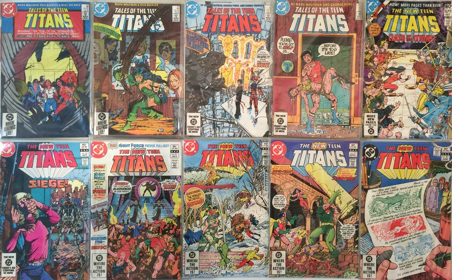 Lot 112 - DC COMICS (TEEN TITANS, TEAM TITANS, WARLOCK,