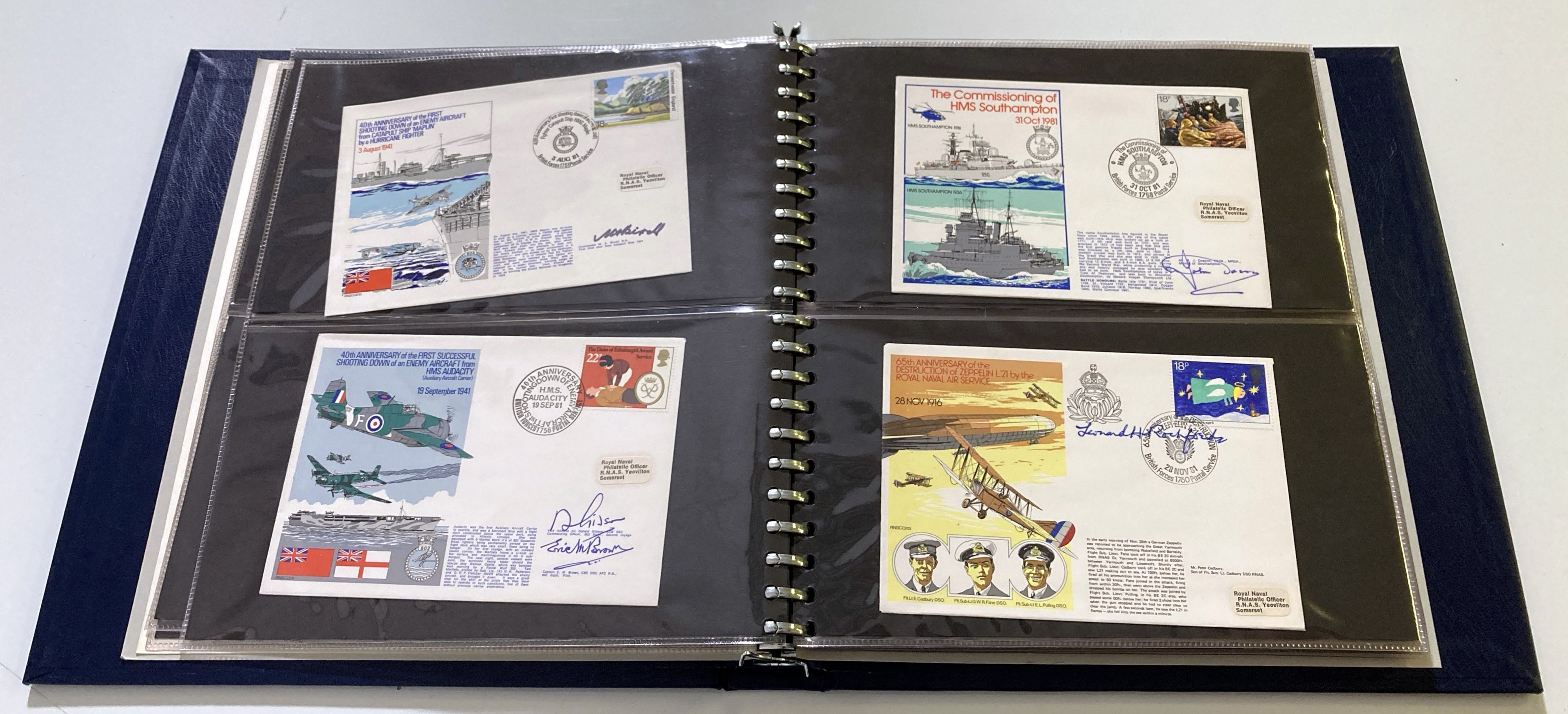 Lot 12 - 233 SIGNED MILITARY COMMEMORATIVE STAMP