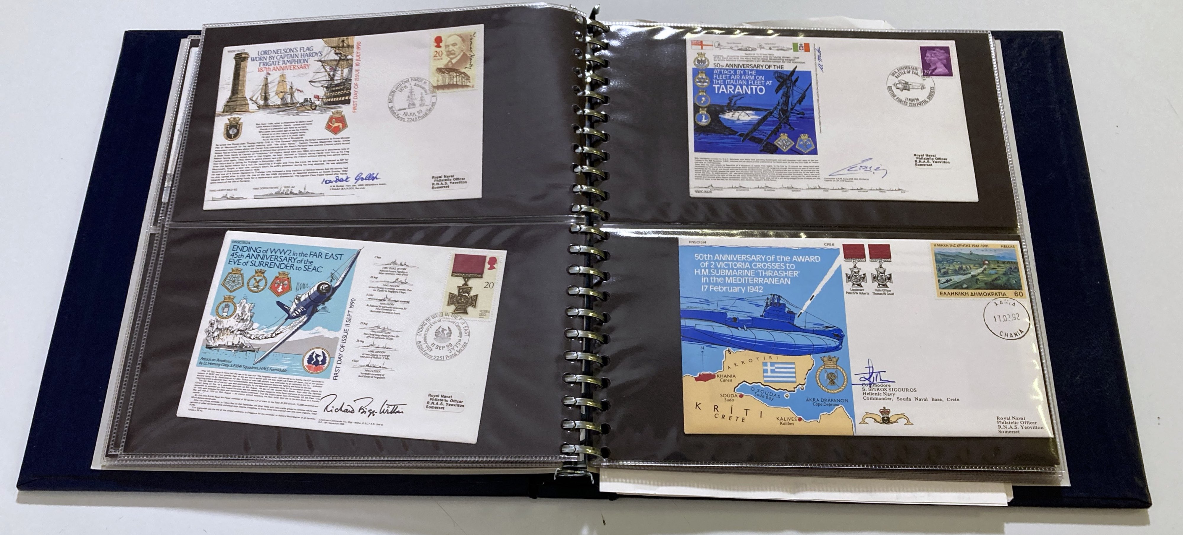 Lot 12 - 233 SIGNED MILITARY COMMEMORATIVE STAMP