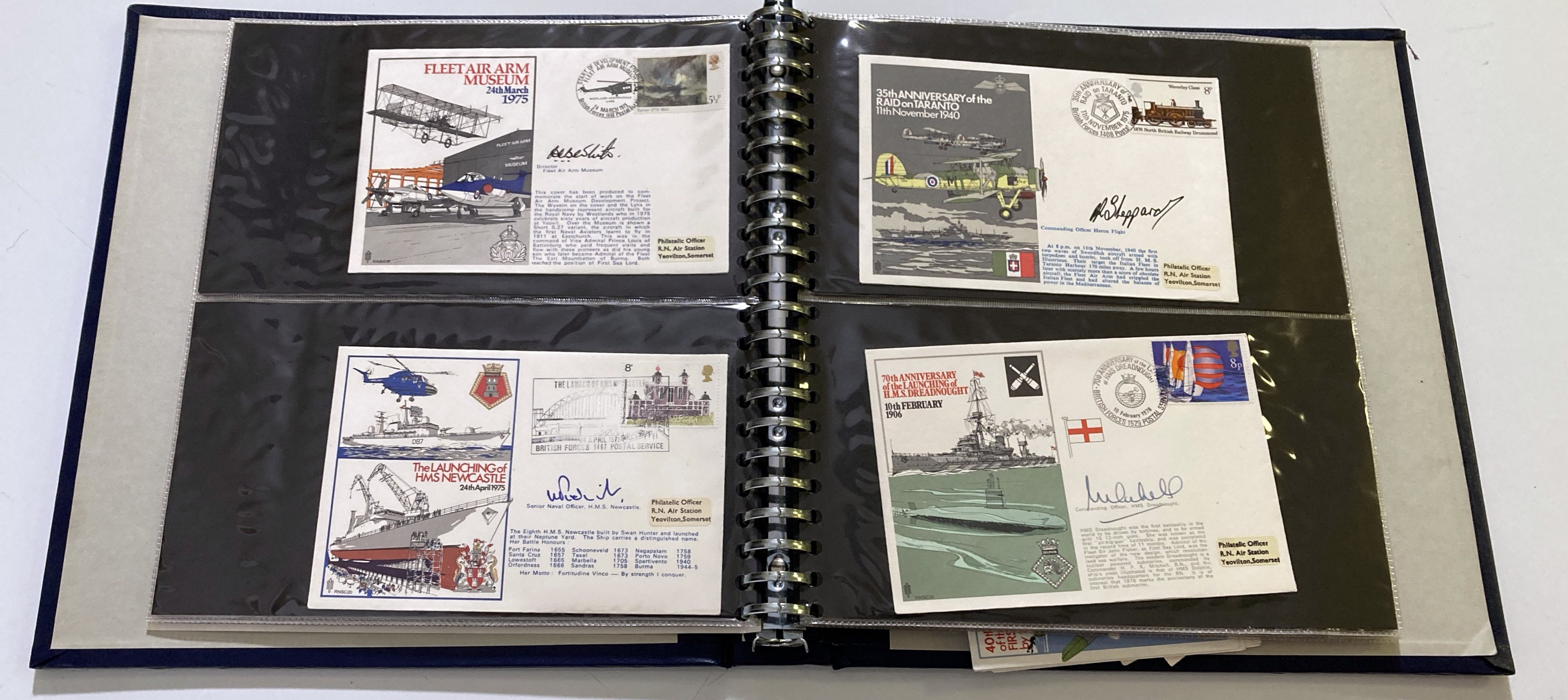 Lot 12 - 233 SIGNED MILITARY COMMEMORATIVE STAMP