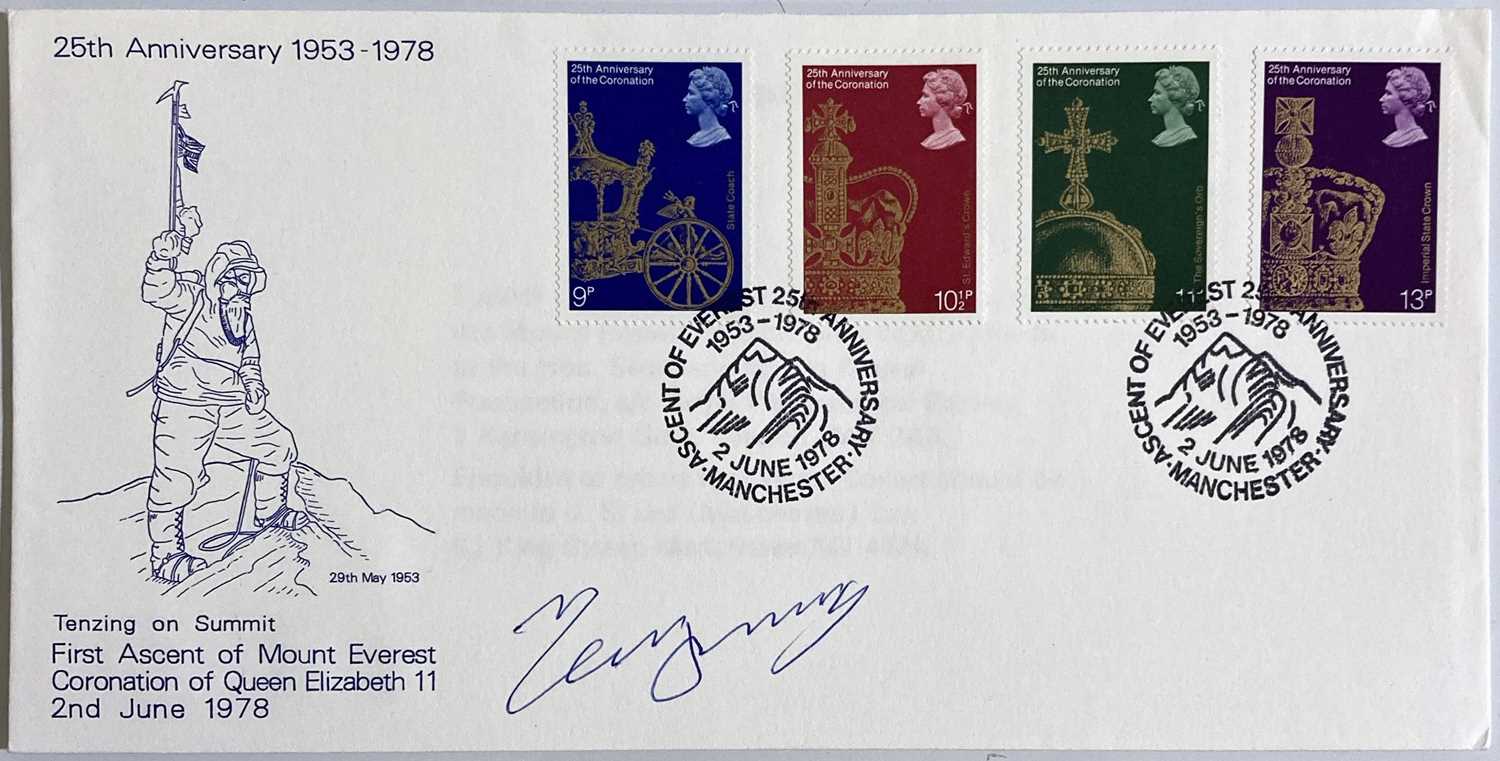Lot 16 - EVEREST EXPLORERS SIGNED COVERS INCLUDING