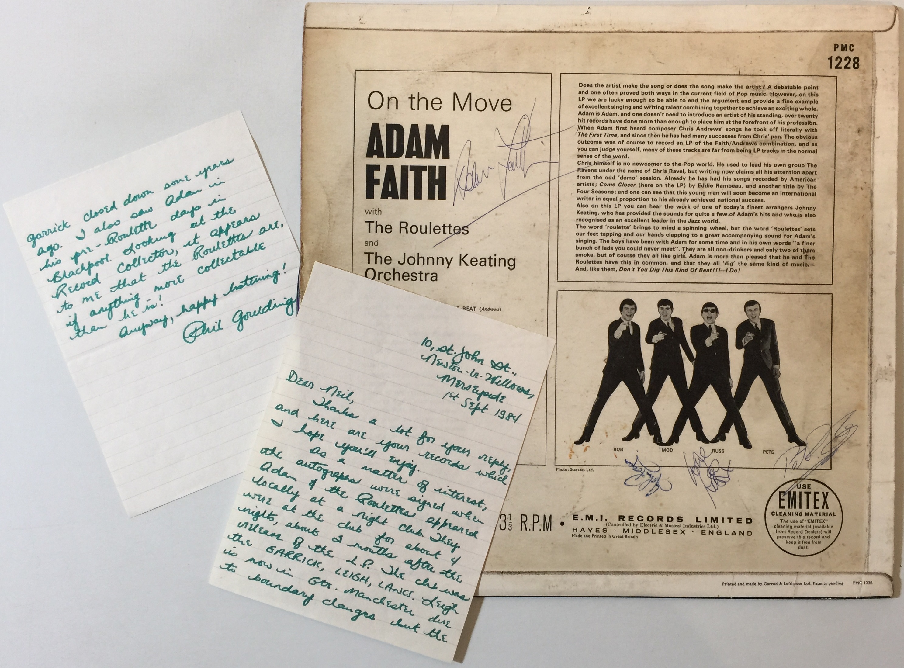 Lot 96 - ADAM FAITH LP COLLECTION (INCLUDING SIGNED)