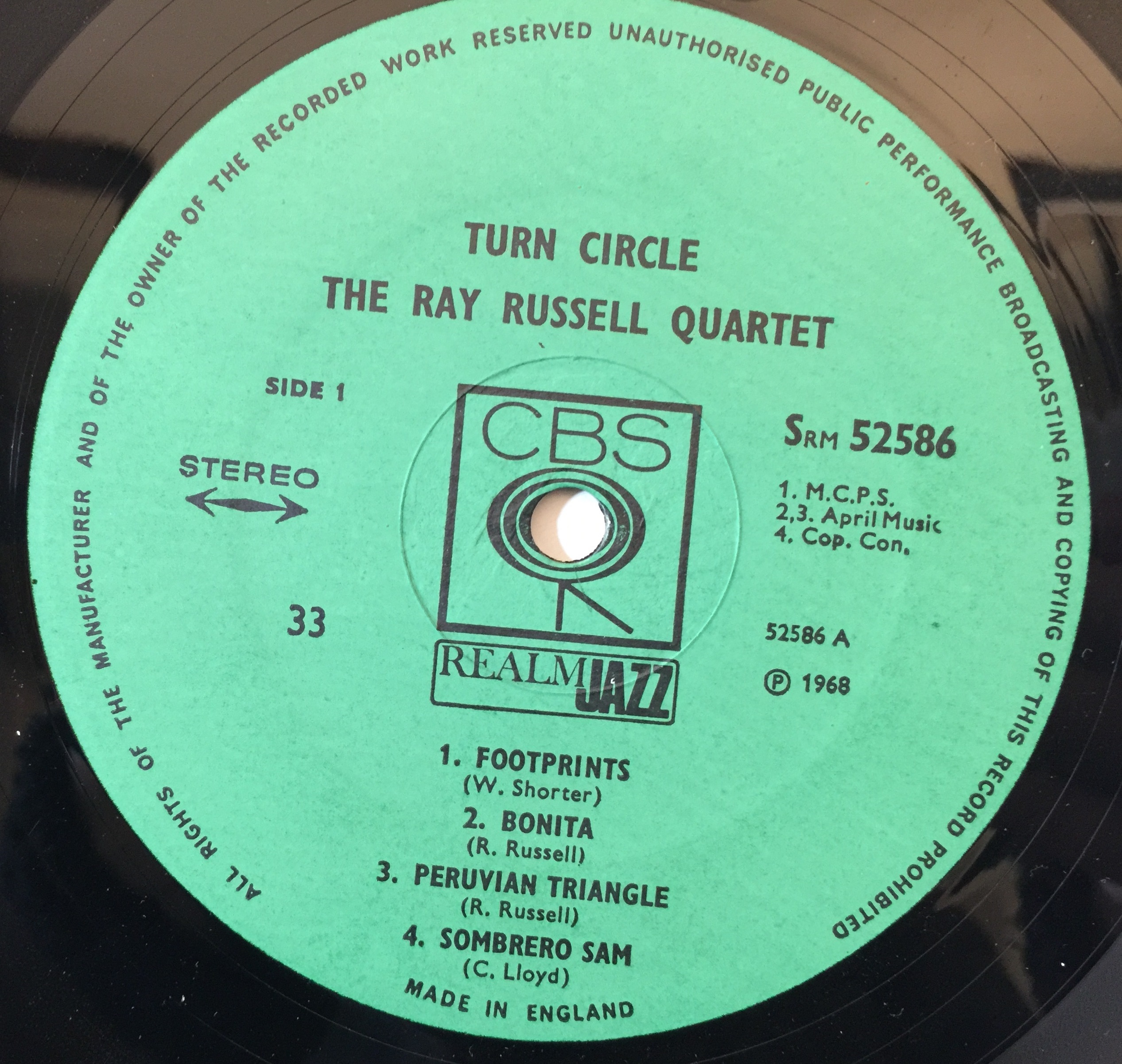 Lot 104 - JOHNNY ALMOND/RAY RUSSELL - UK LP RARITIES