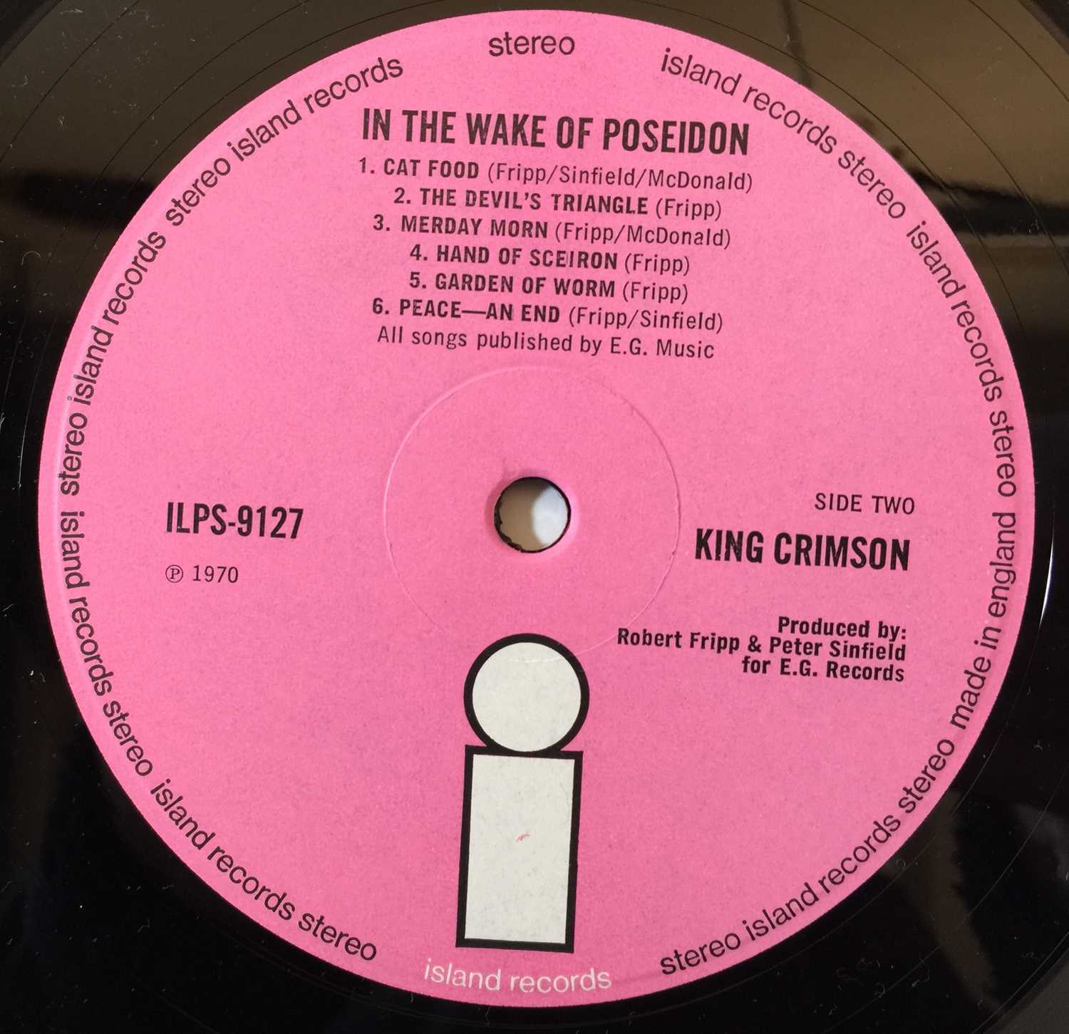 Lot 105 - KING CRIMSON - IN THE WAKE OF POSEIDON LP