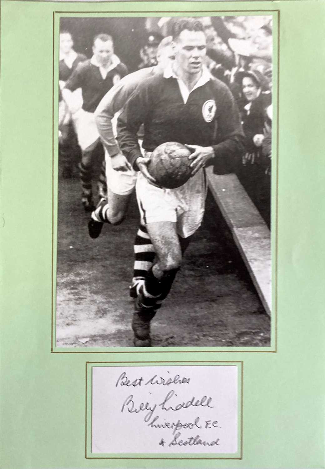 Lot 178 - LIVERPOOL FC - COLLECTION OF AUTOGRAPHS.