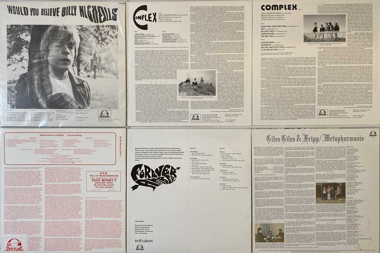 Lot 144 - TENTH PLANET - LP (REISSUE) COLLECTION