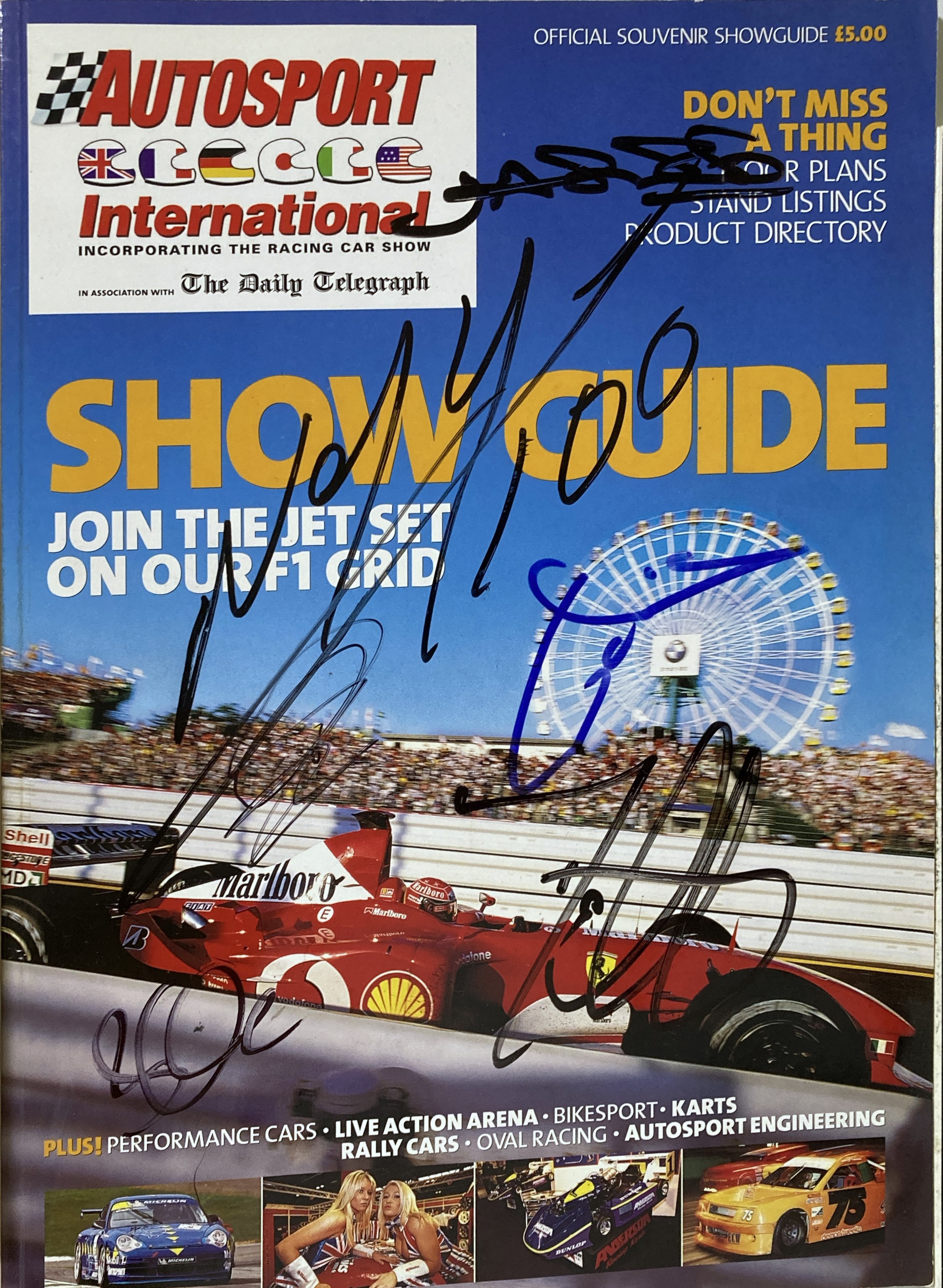 Lot 210 - FORMULA ONE - AUTOGRAPHS & MEMORABILIA