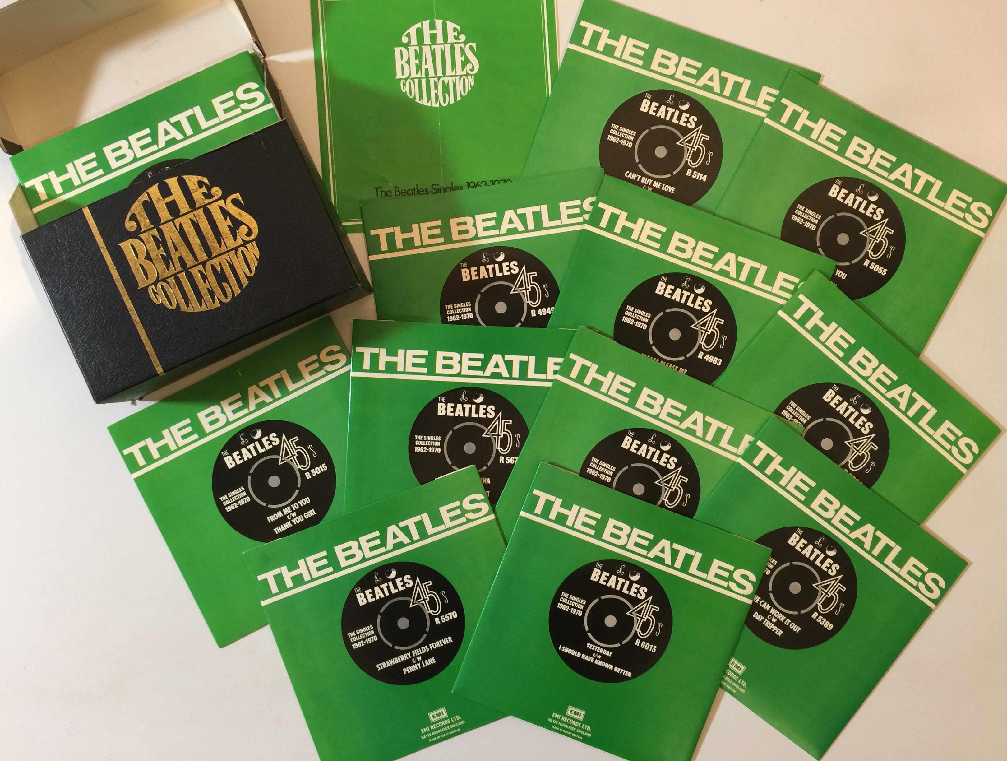 Lot 735 - THE BEATLES - THE SINGLES COLLECTION
