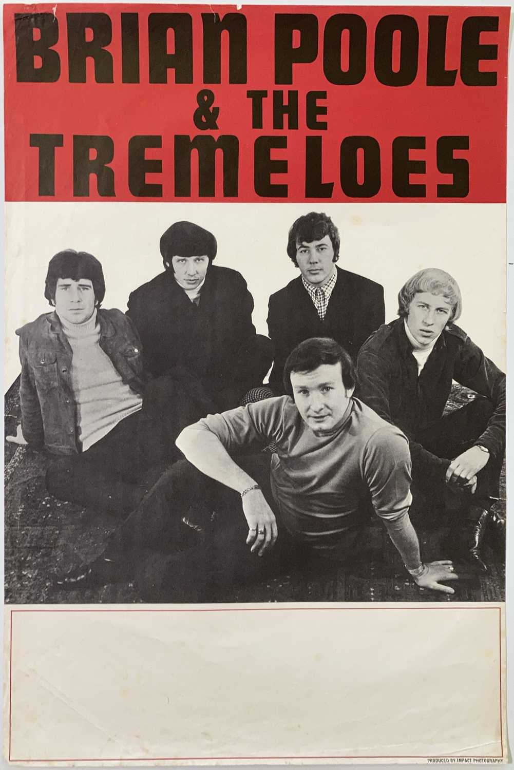 Lot 87 - BRIAN POOLE AND THE TREMELOES - POSTERS.
