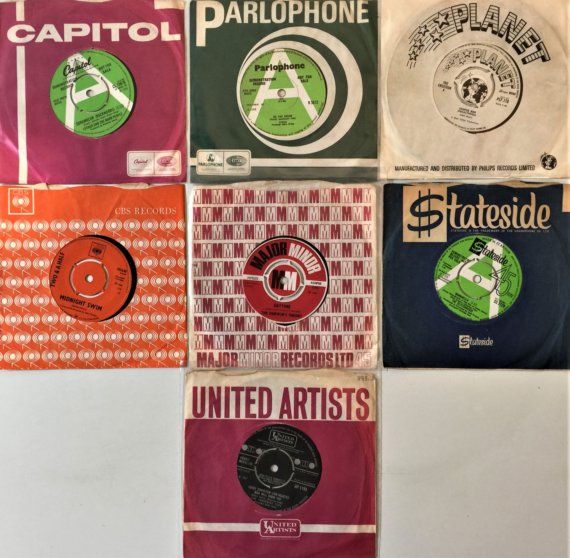 Lot 236 - PSYCH - 60s UK 7" RARITIES