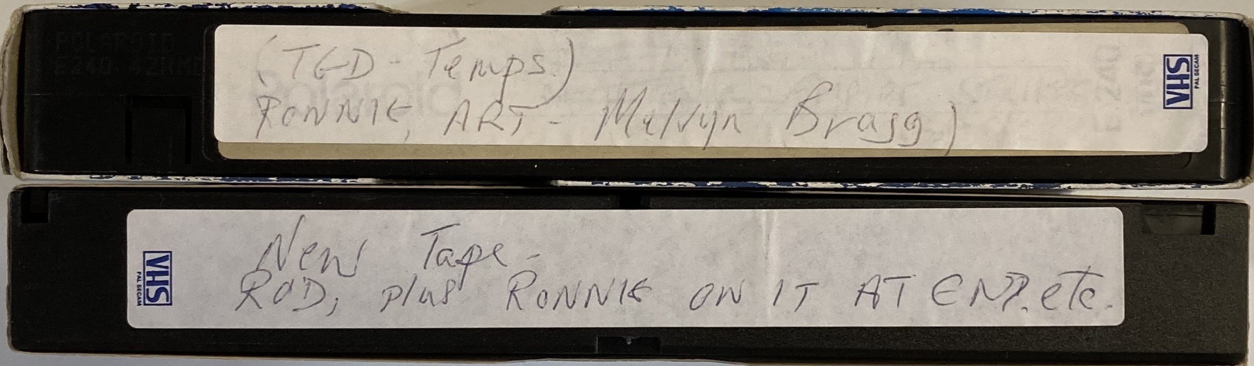 Lot 562 - VIDEO TAPES FROM THE ARCHIVE OF TED WOOD